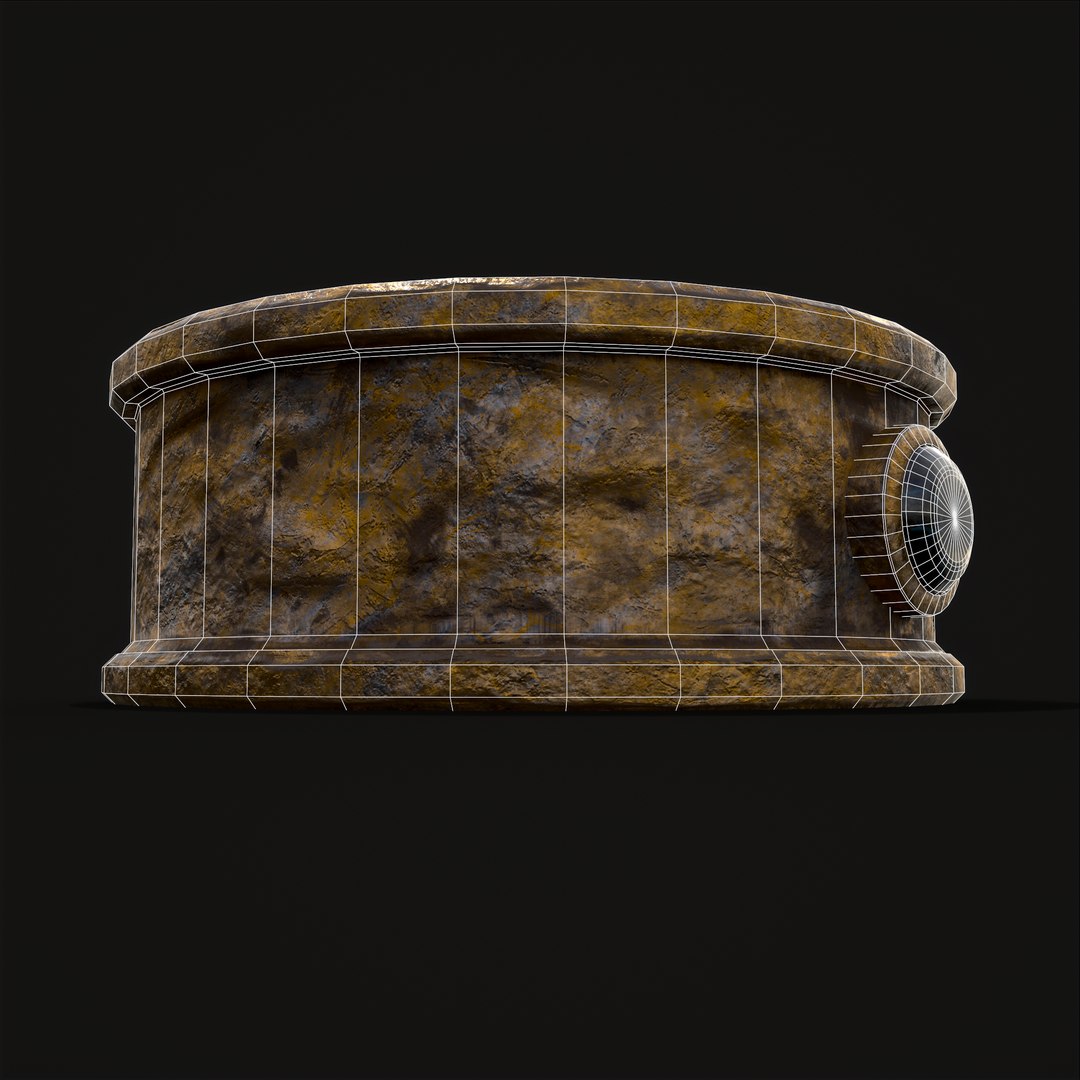 3D Rustic Medieval Viking Gemmed Ring - TurboSquid 1937646