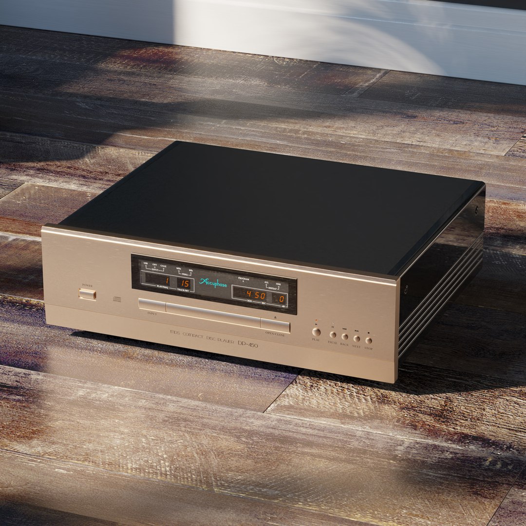 3D Accuphase DP-450 Model - TurboSquid 2018456