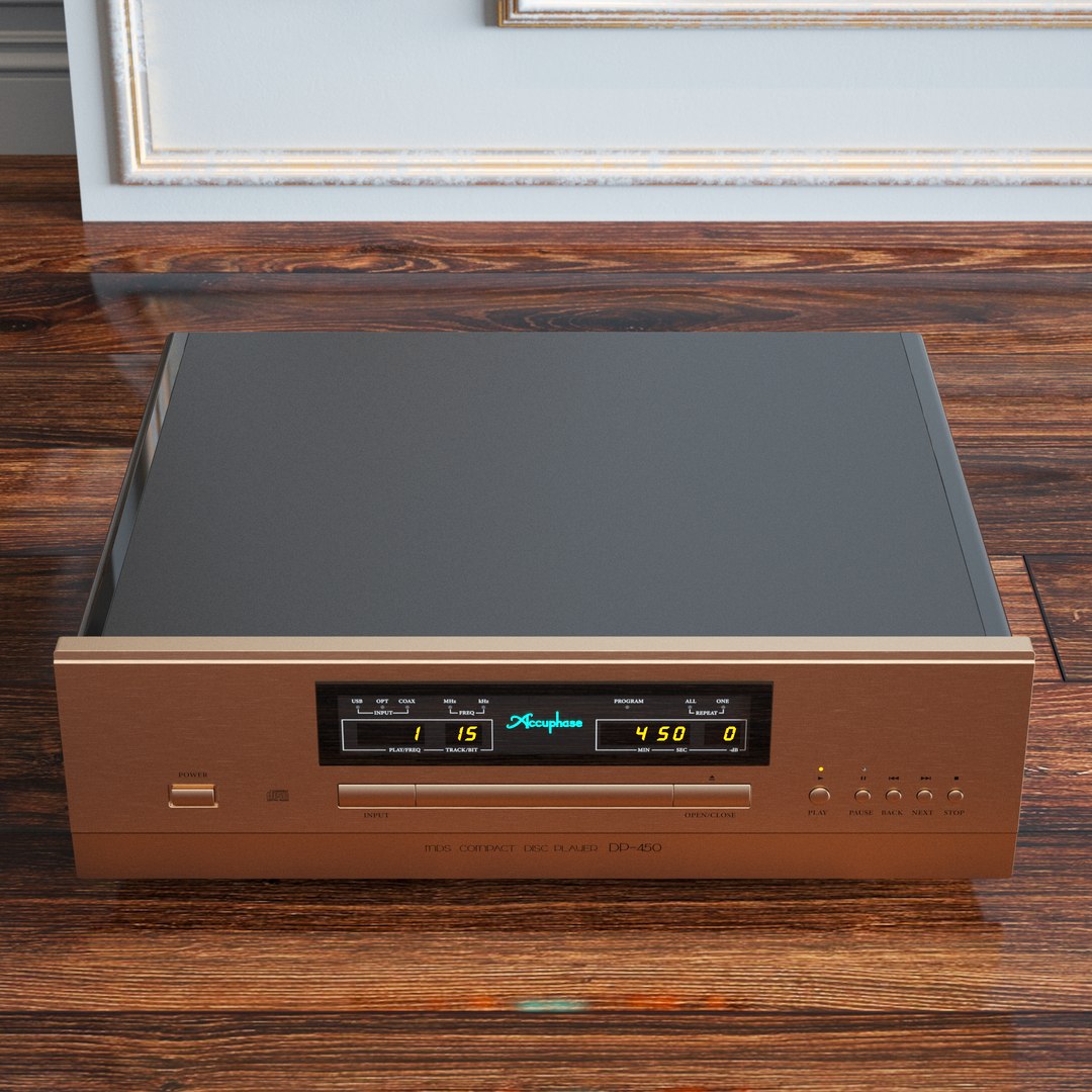 3D Accuphase DP-450 Model - TurboSquid 2018456
