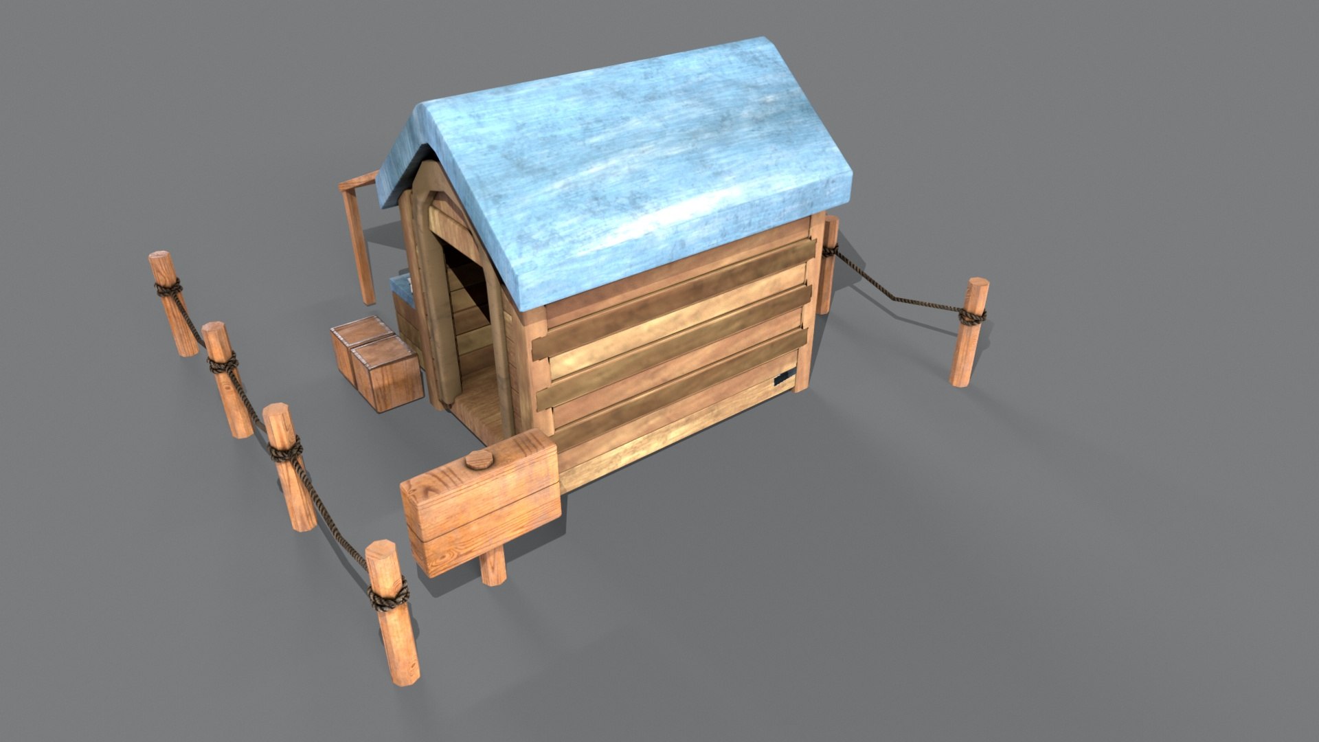 3D Pet House - TurboSquid 2182025