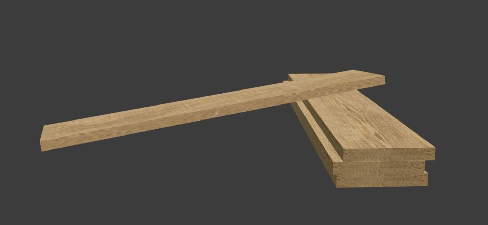 Free 3D Model Plank Low-poly - TurboSquid 1709649