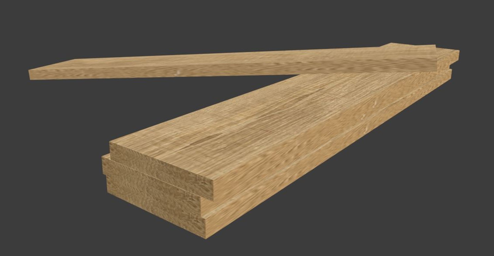 Free 3D Model Plank Low-poly - TurboSquid 1709649