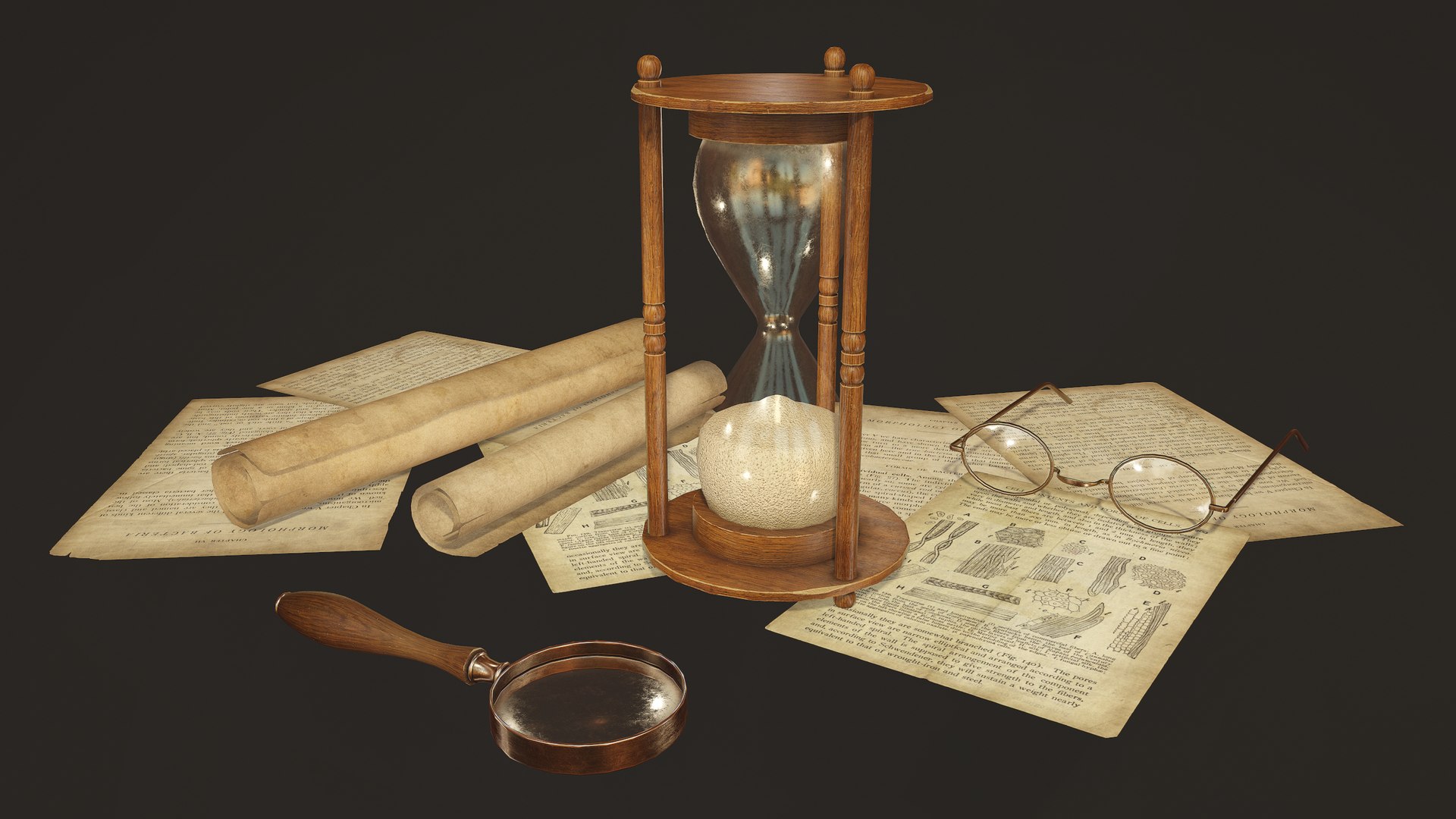 3D Victorian Props Set - PBR Game Ready - TurboSquid 1803689