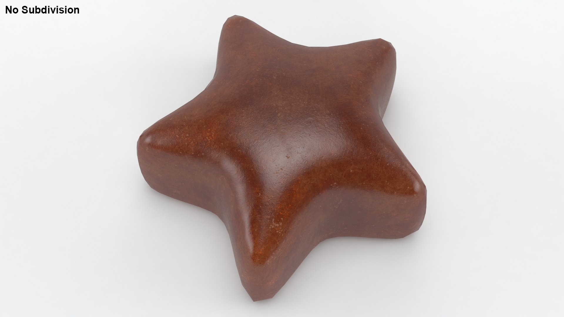 3D Star Shaped Chocolate - TurboSquid 1831674