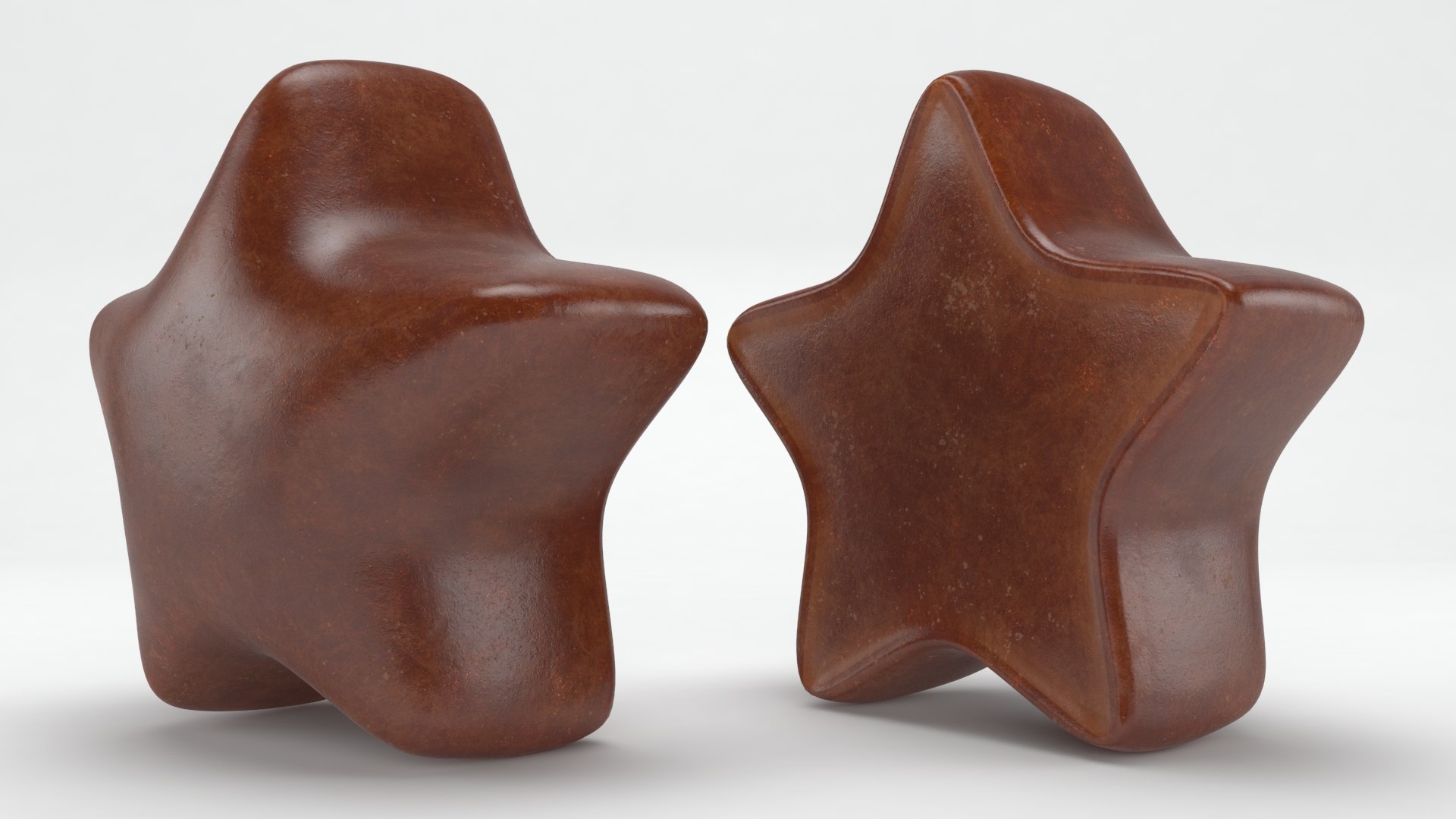 3D Star Shaped Chocolate - TurboSquid 1831674