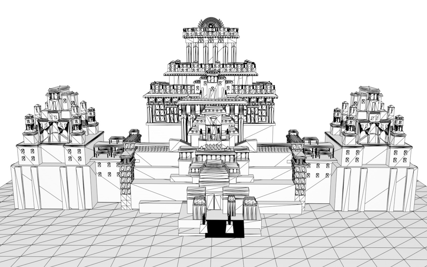Mahishmati Palace 3D - TurboSquid 1470297