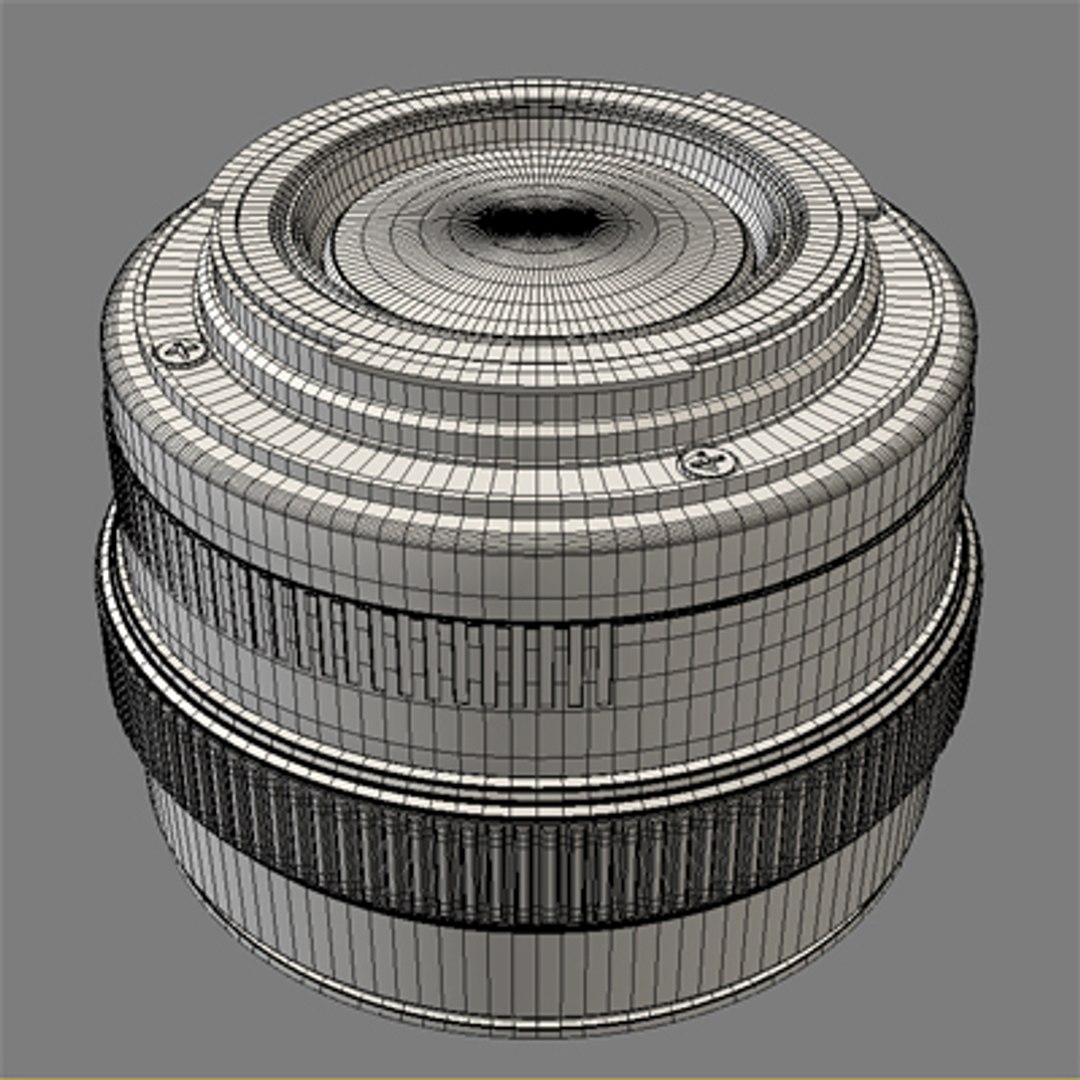 50mm Lense - 3d Model