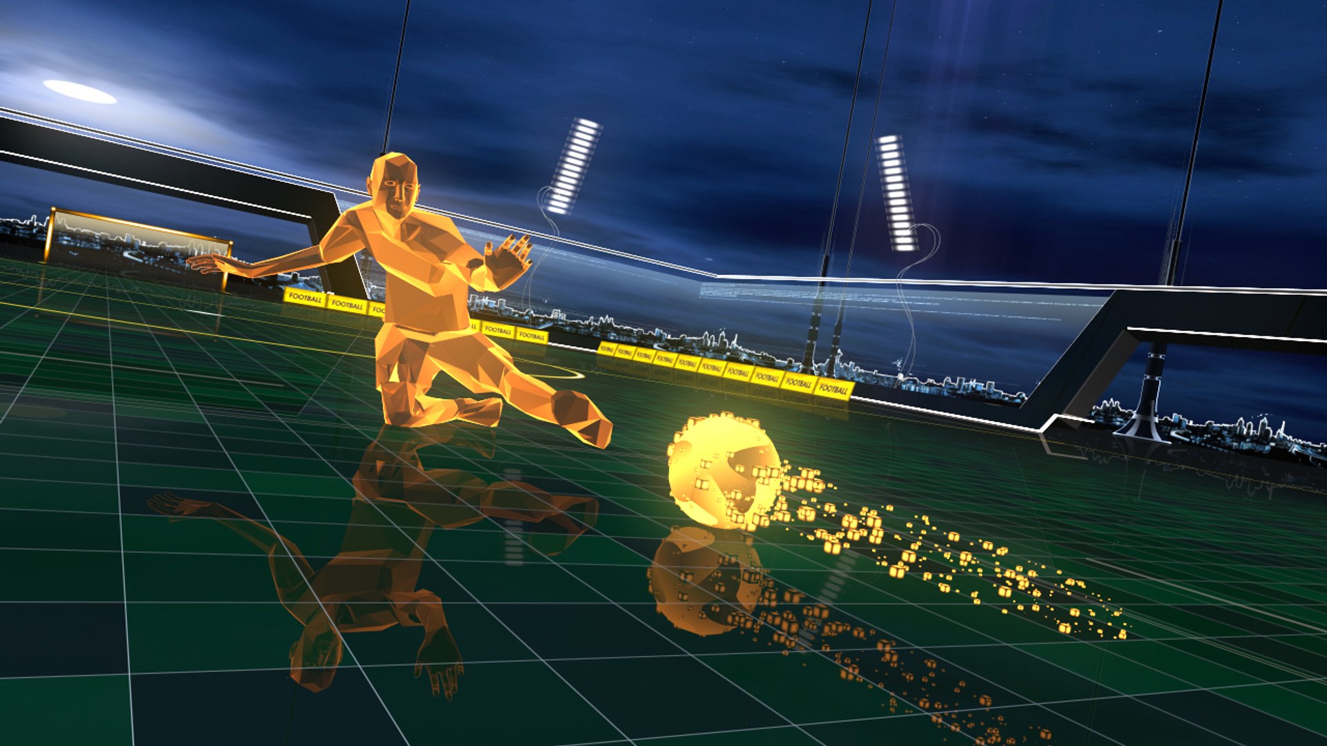 Footballers Glow 3d Model