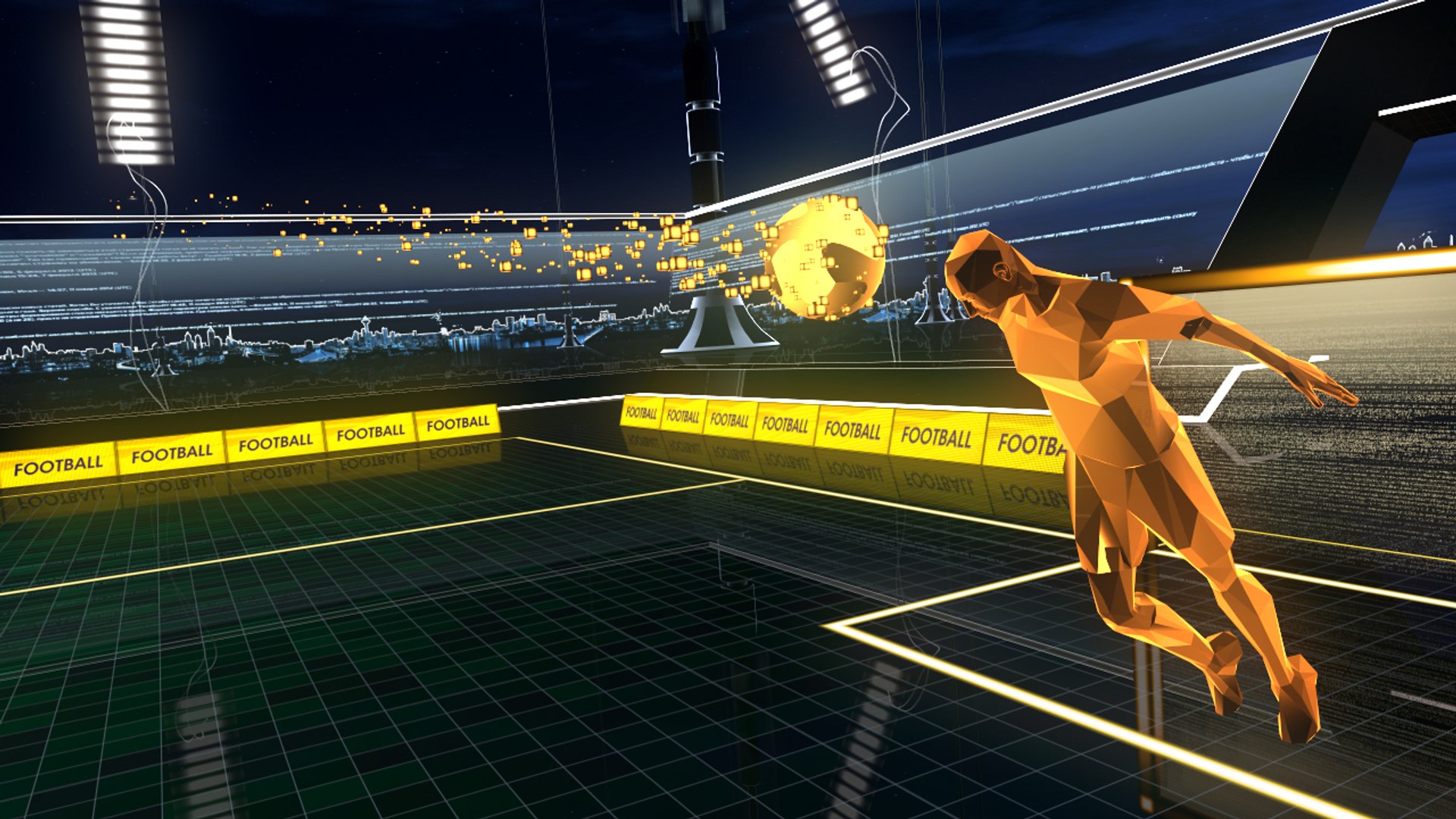 Footballers Glow 3d Model