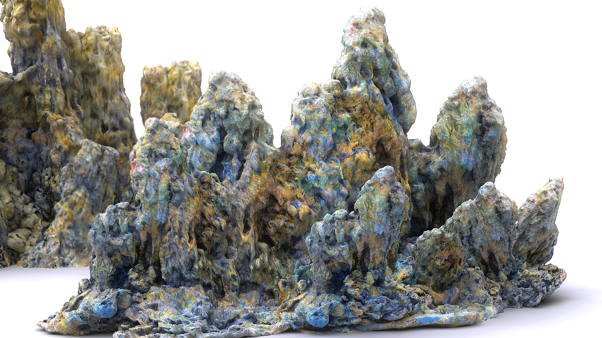 Toxic Rock Geyser Pack Model - TurboSquid 1614671