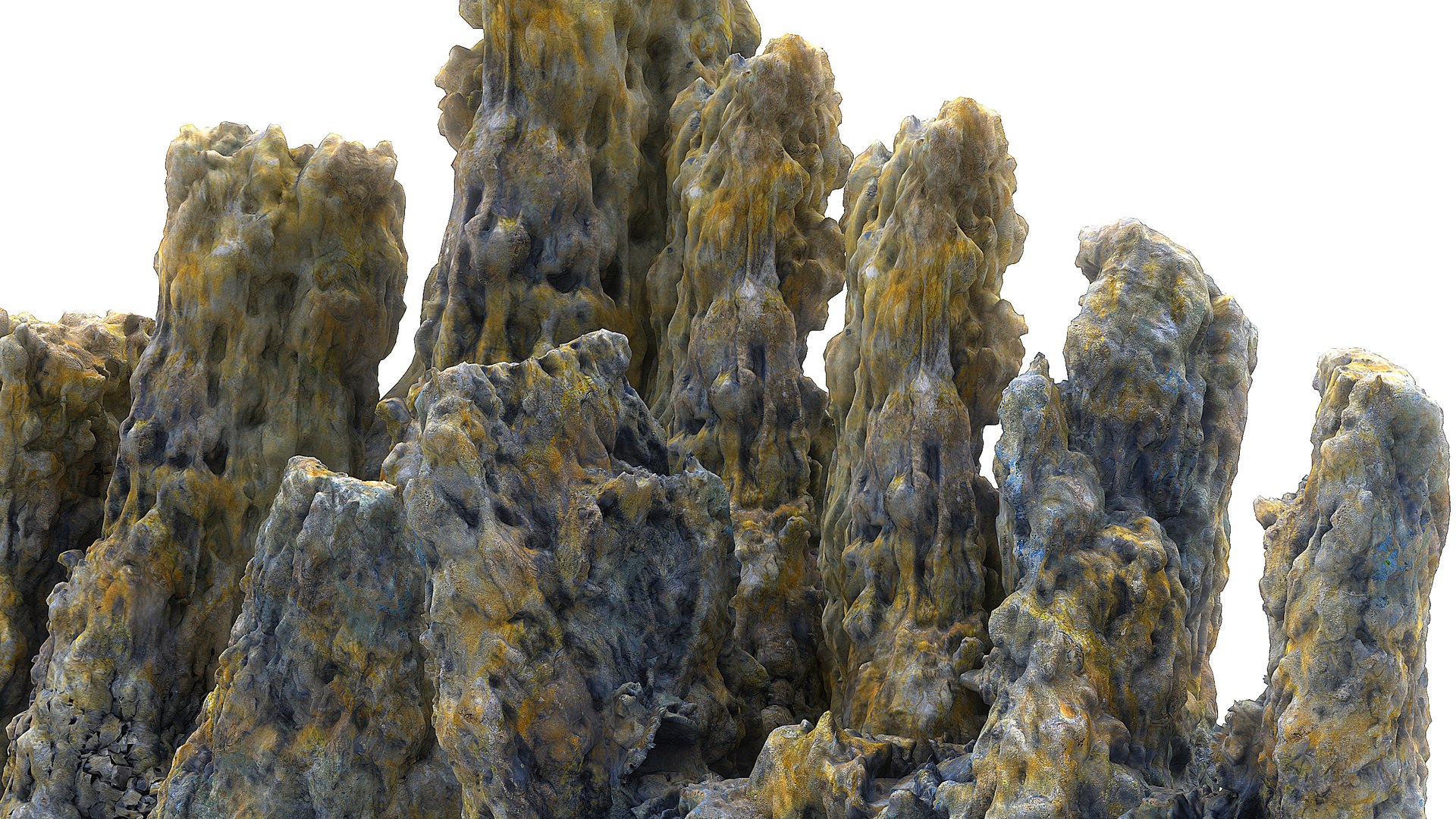 Toxic Rock Geyser Pack Model - TurboSquid 1614671