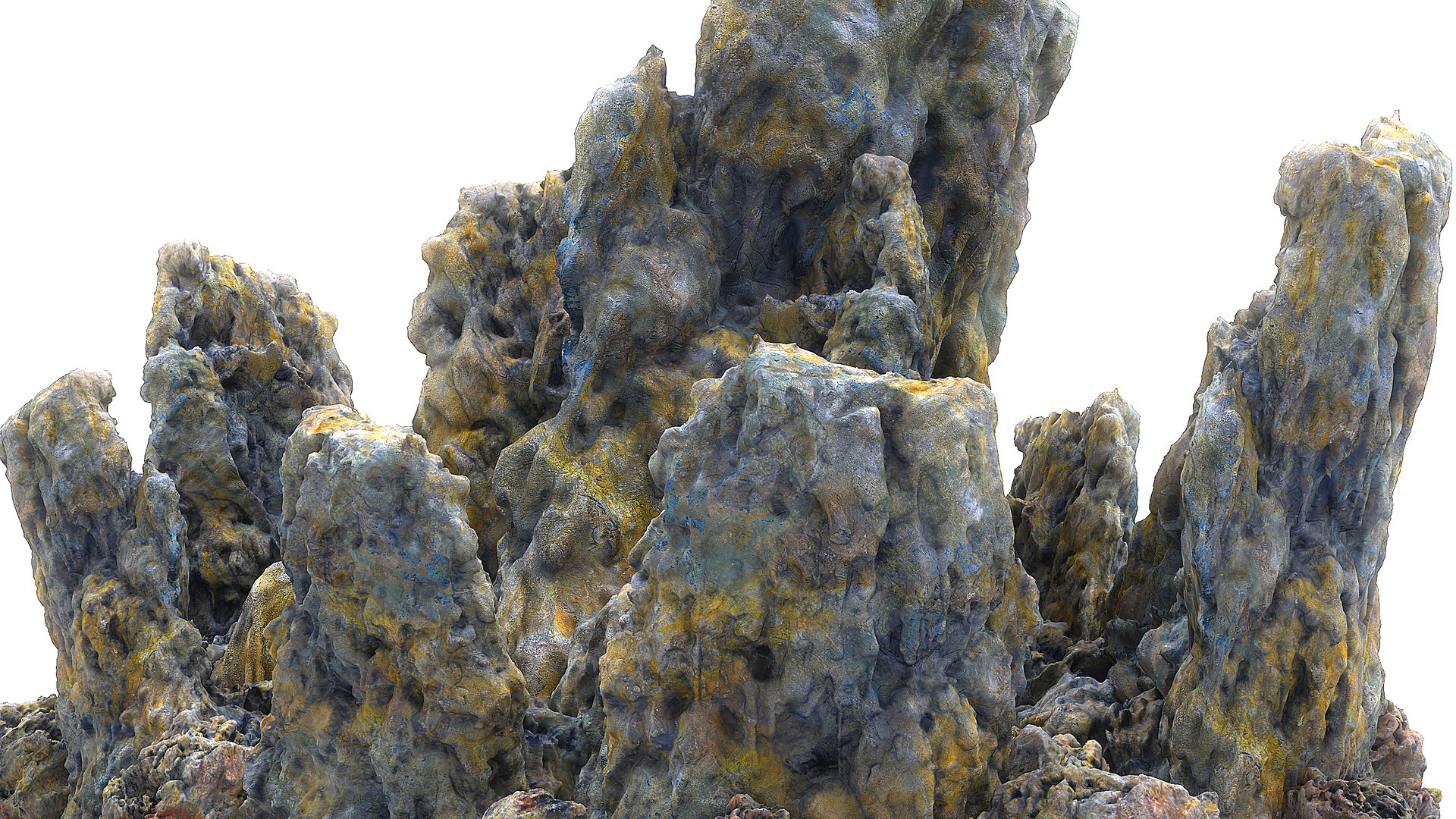 Toxic Rock Geyser Pack Model - TurboSquid 1614671