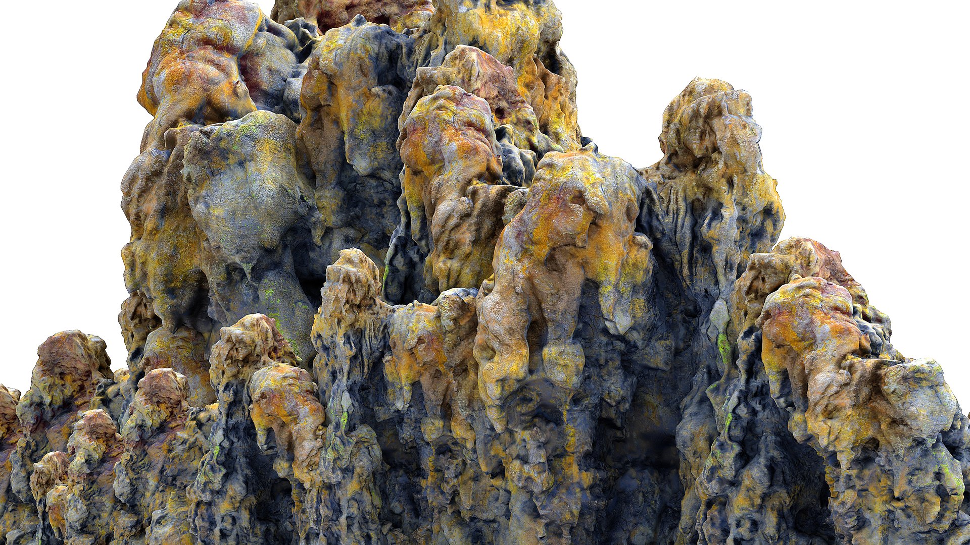 Toxic Rock Geyser Pack Model - TurboSquid 1614671