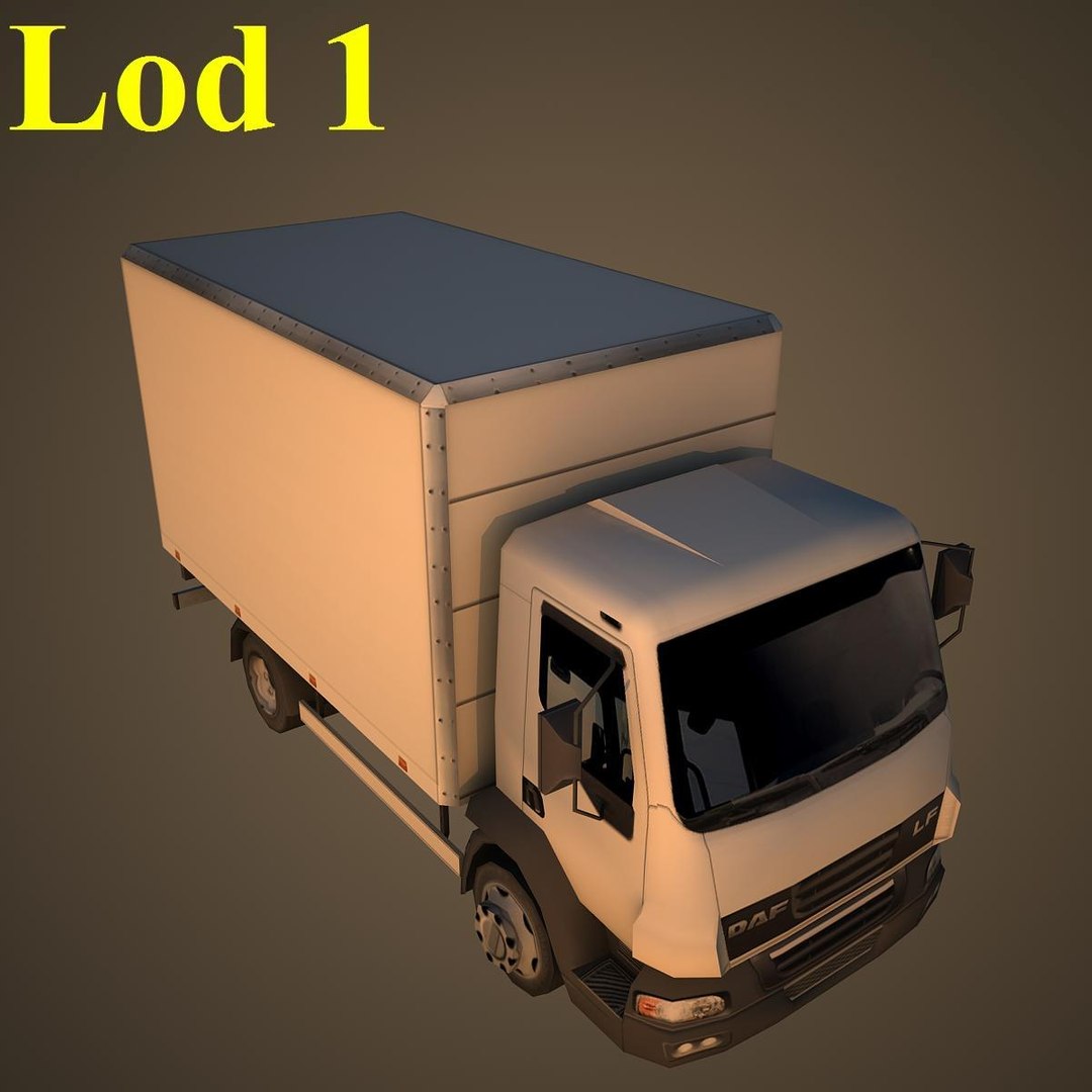 Daf Truck Model - TurboSquid 1188147