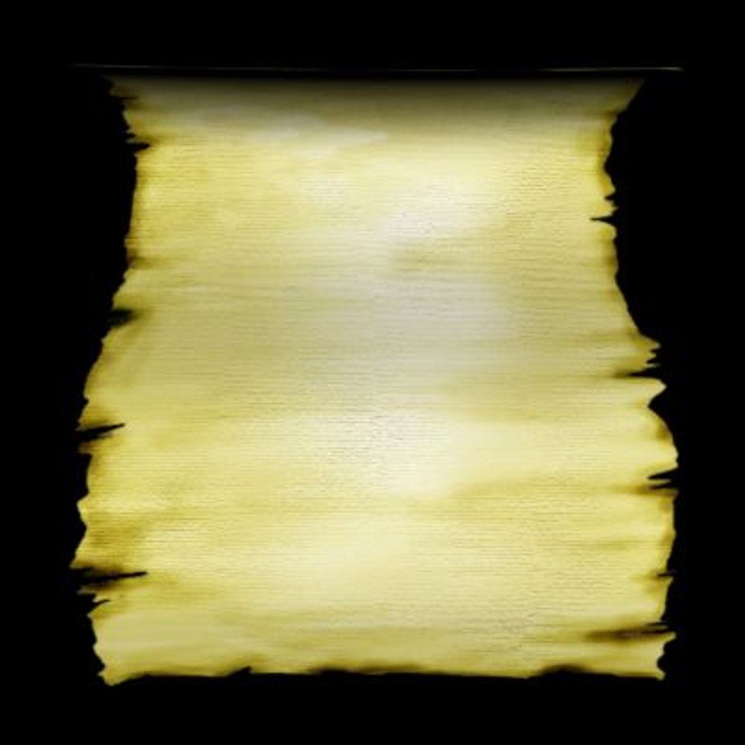 Parchment Scroll 3d Model