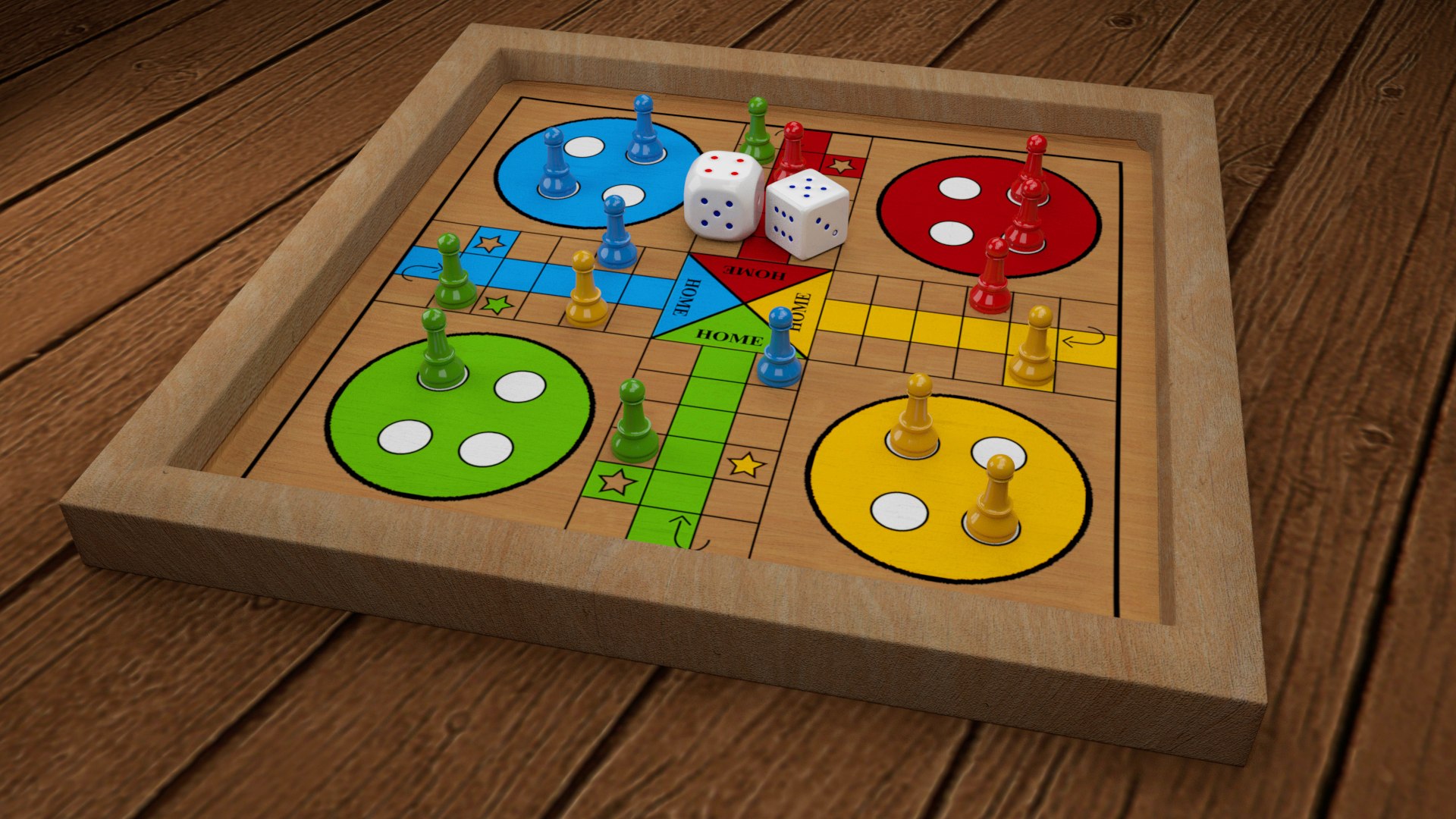3D Ludo - TurboSquid 1573428