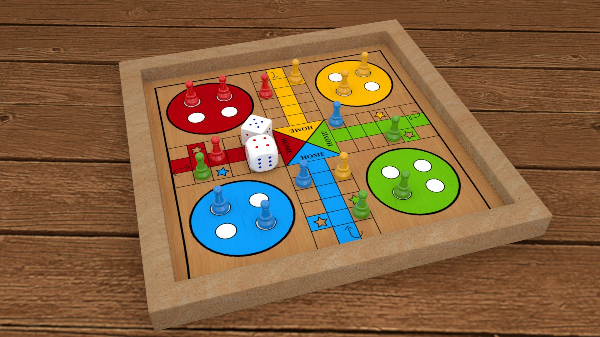 3D Ludo - TurboSquid 1573428