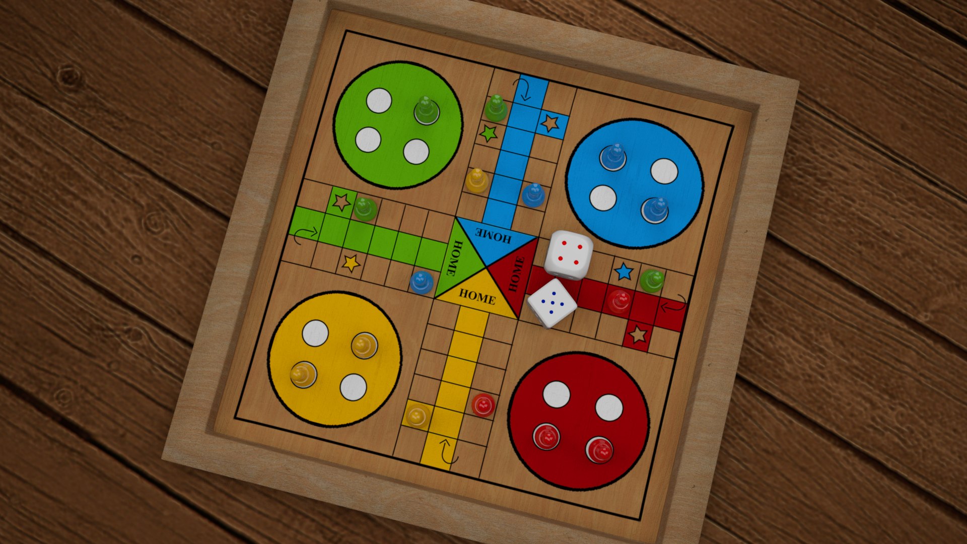 3D Ludo - TurboSquid 1573428