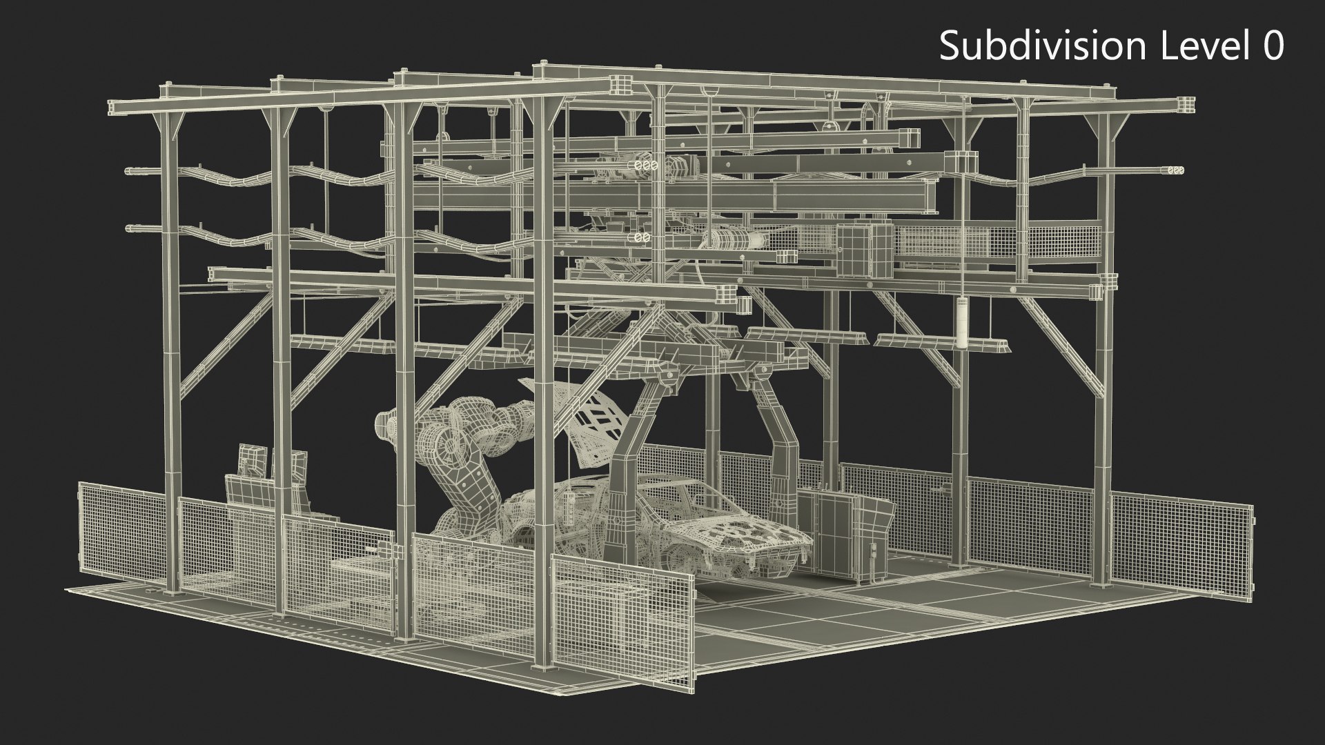 3D ABB IRB 7600 With Gripper Vehicle Carrier Rigged - TurboSquid 2384265