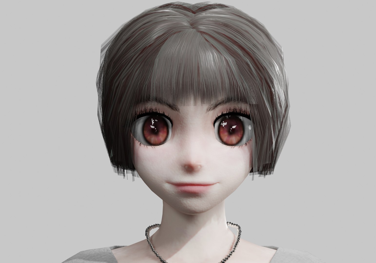 Anime Beautiful Girl V34217 3D Model - TurboSquid 2281714