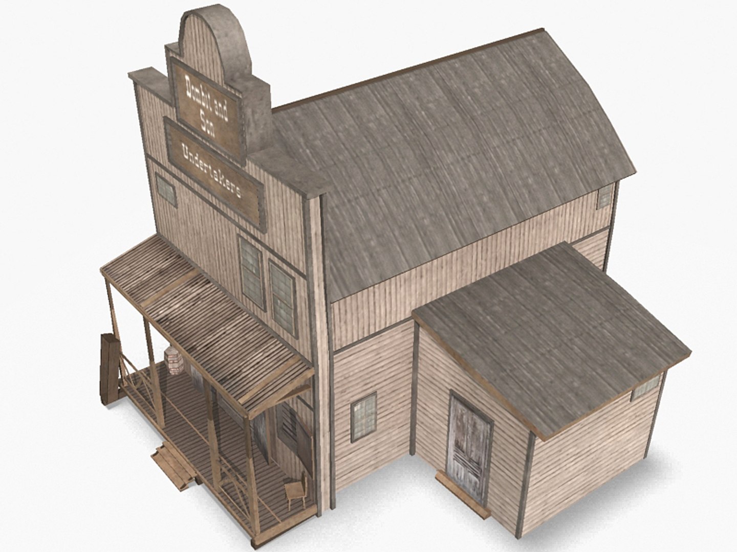 western funeral home 3d max