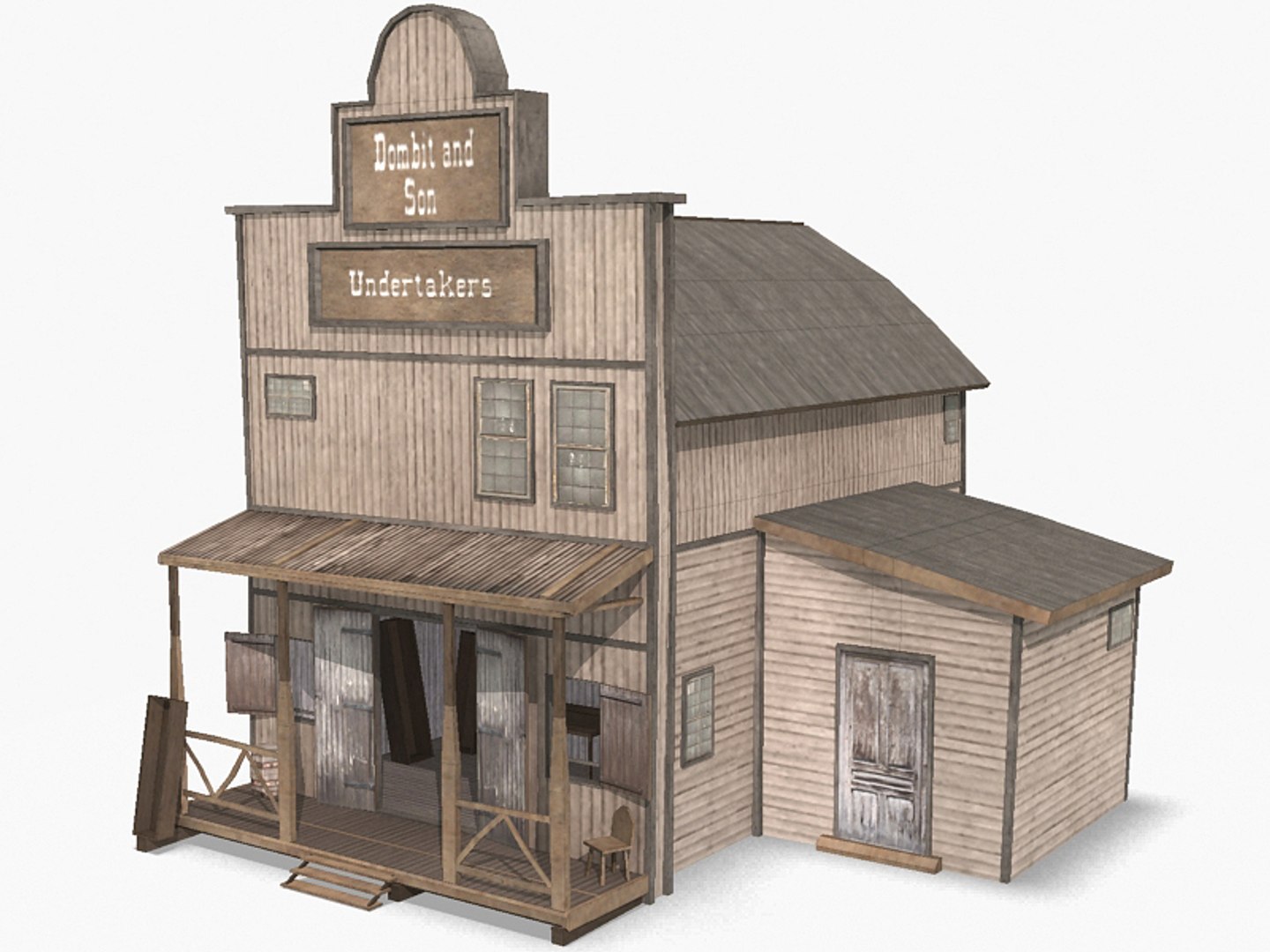 western funeral home 3d max