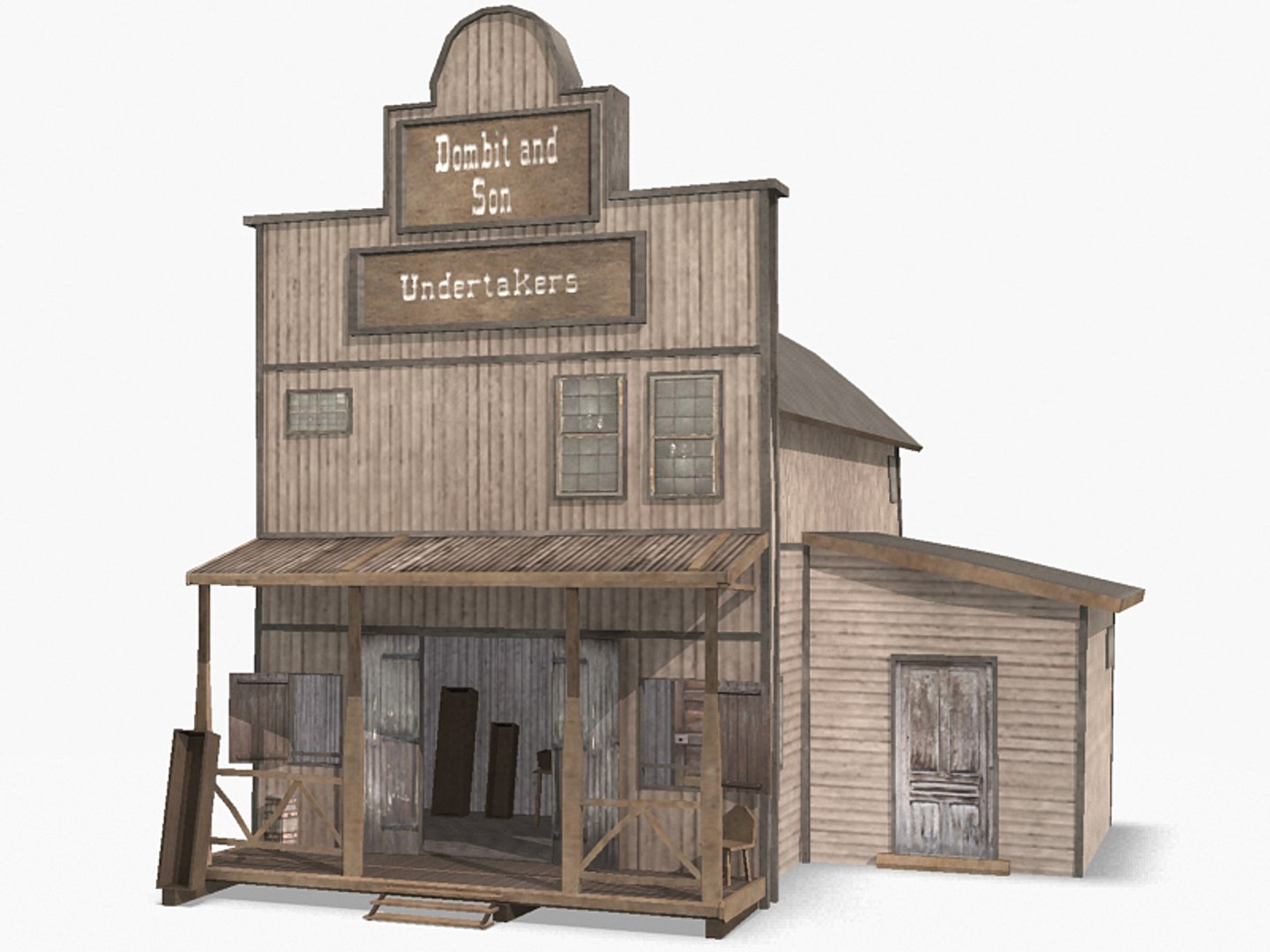 western funeral home 3d max