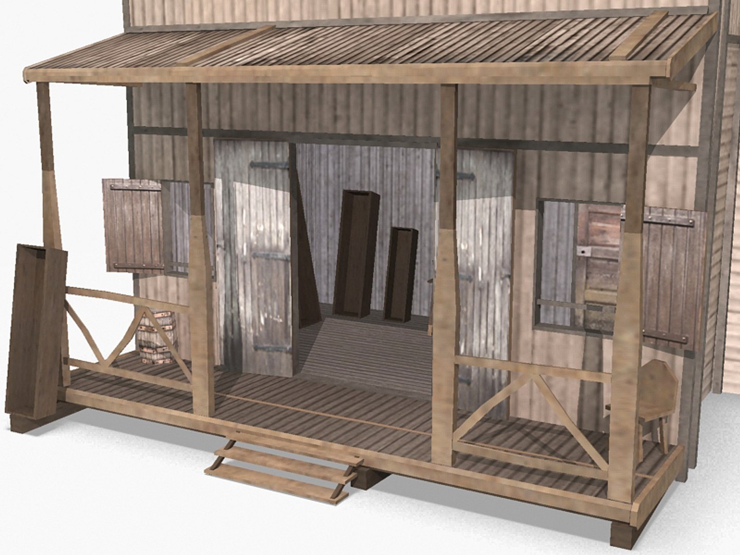 western funeral home 3d max