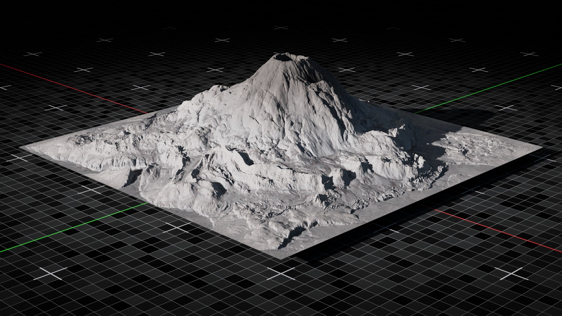 Volcano Version 2 3D Model - TurboSquid 2192156