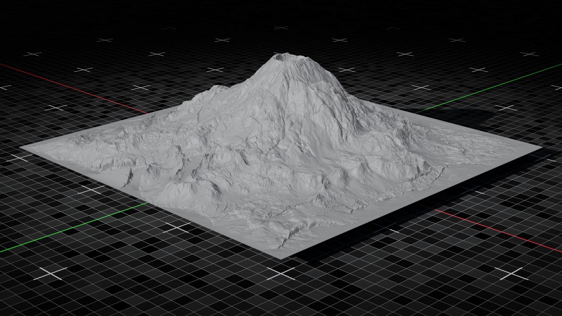 Volcano Version 2 3D Model - TurboSquid 2192156