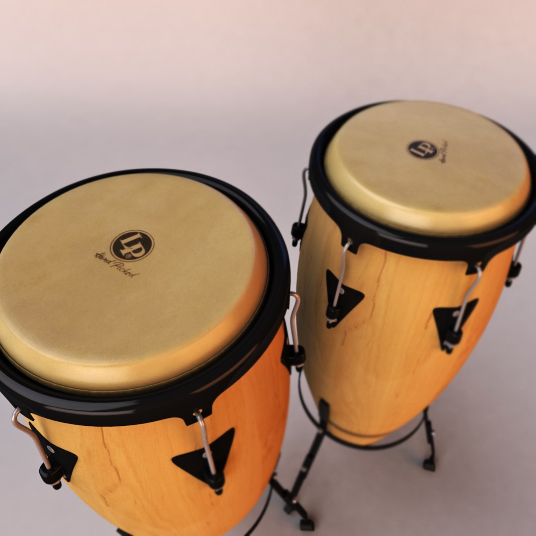 Conga Percussion 3d Max