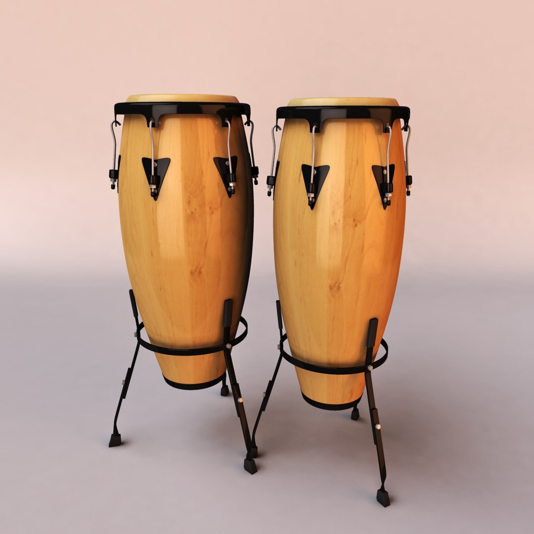 Conga Percussion 3d Max