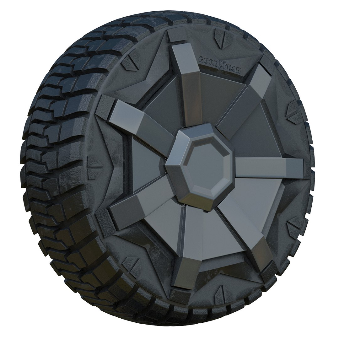 3D 4 Seasons Cybertruck Wheels - TurboSquid 1651939