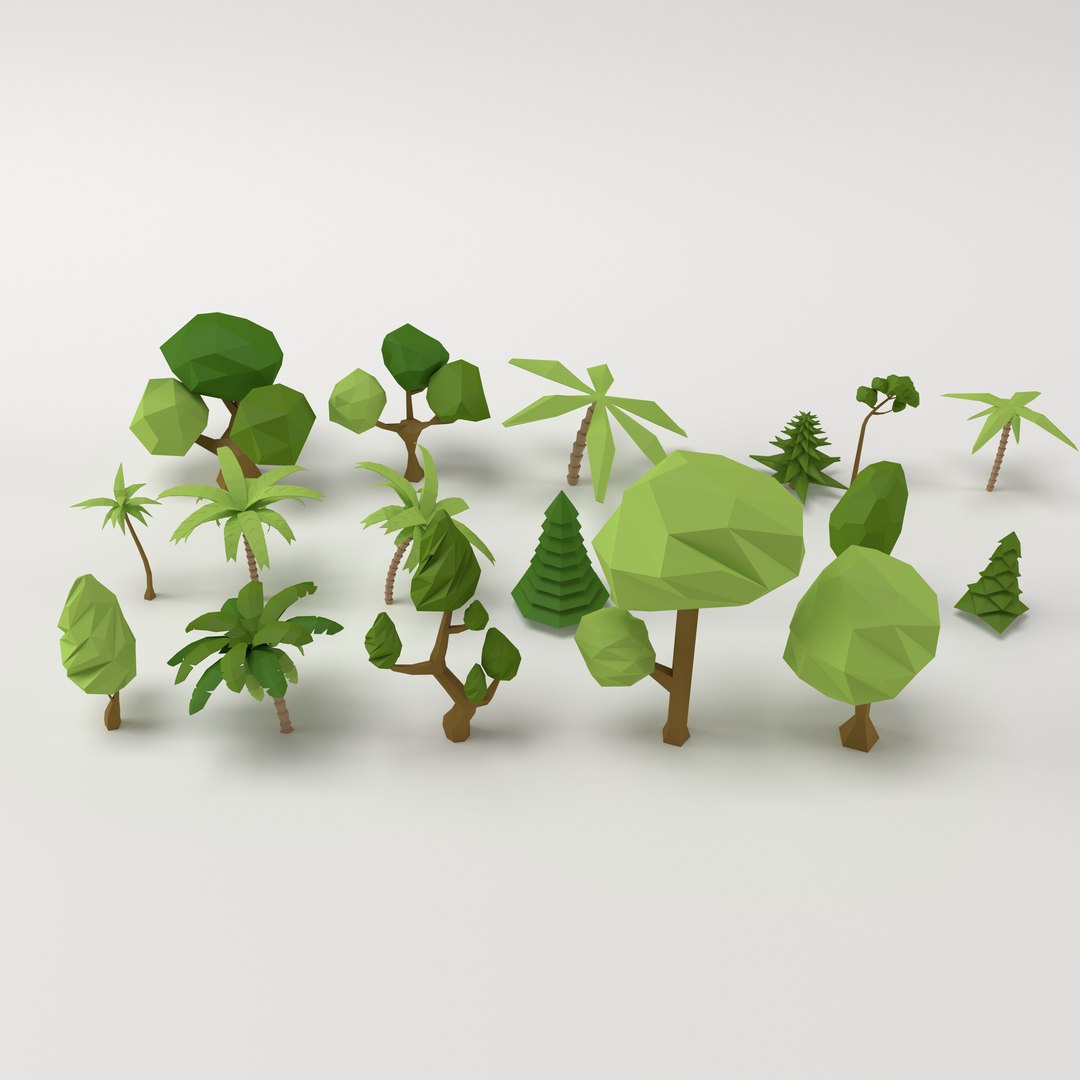 3D forest trees flowers grasses - TurboSquid 1330198
