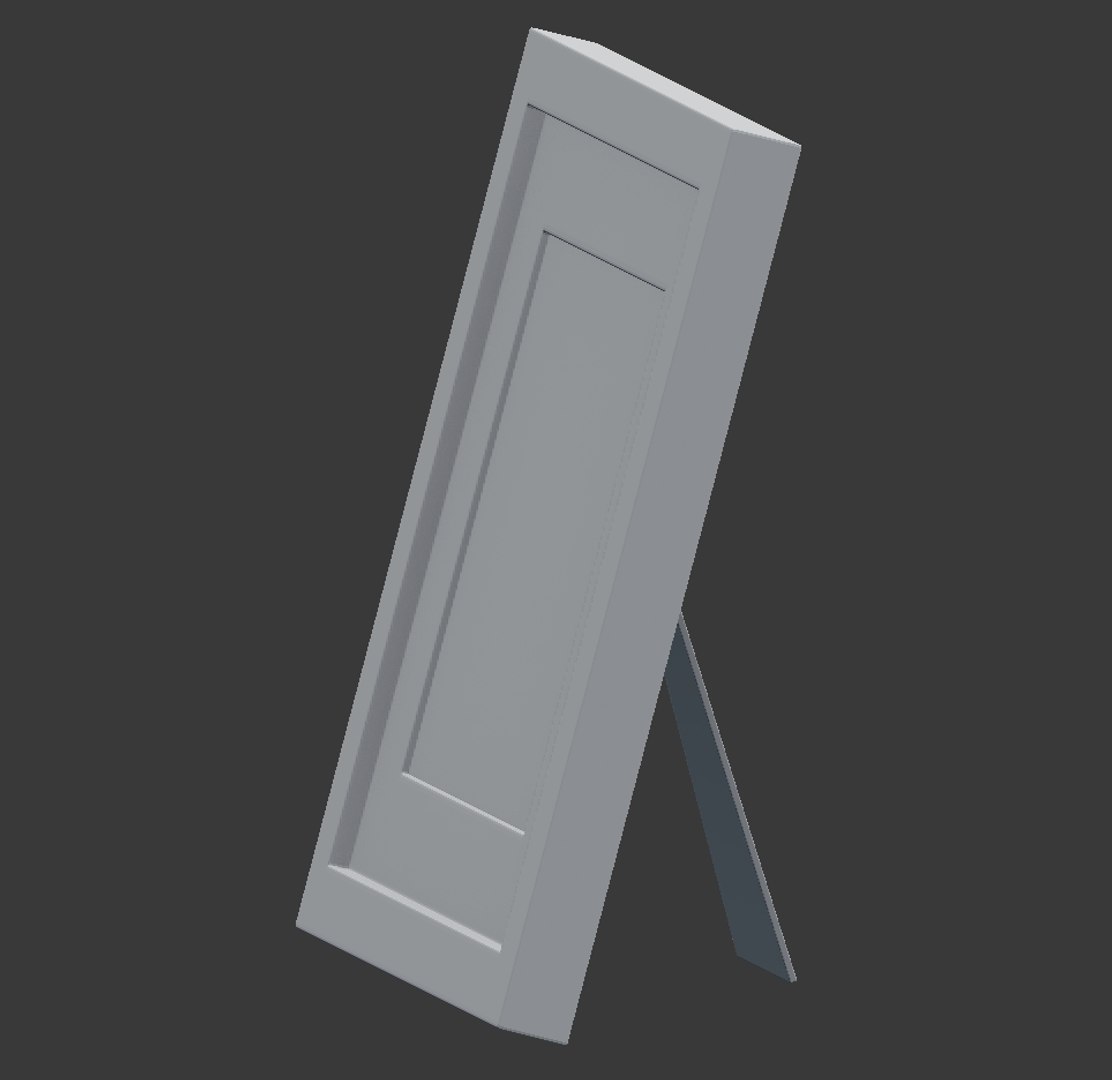 Modern White Picture Frame 3D Model - TurboSquid 1209698