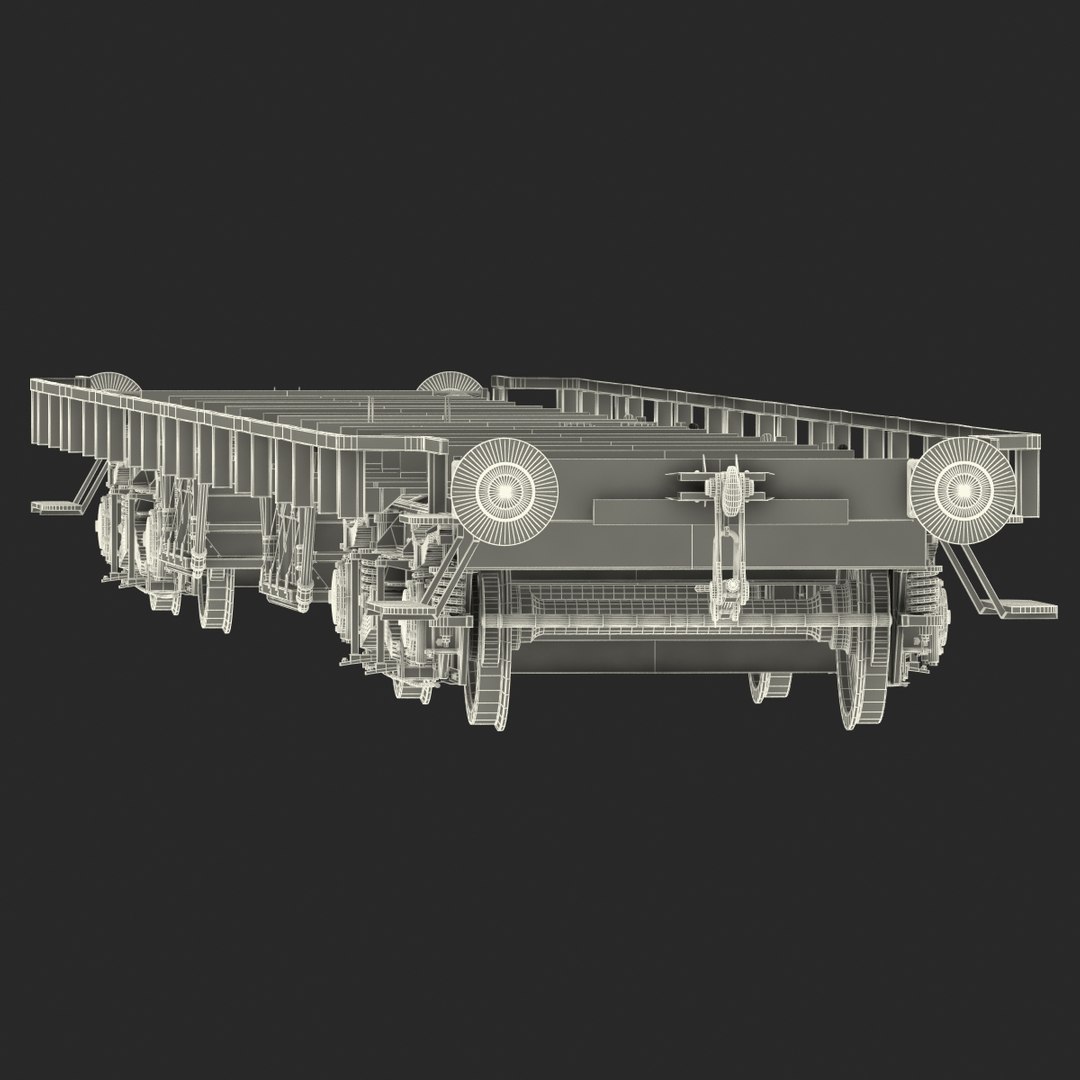 3dsmax Train Chassis