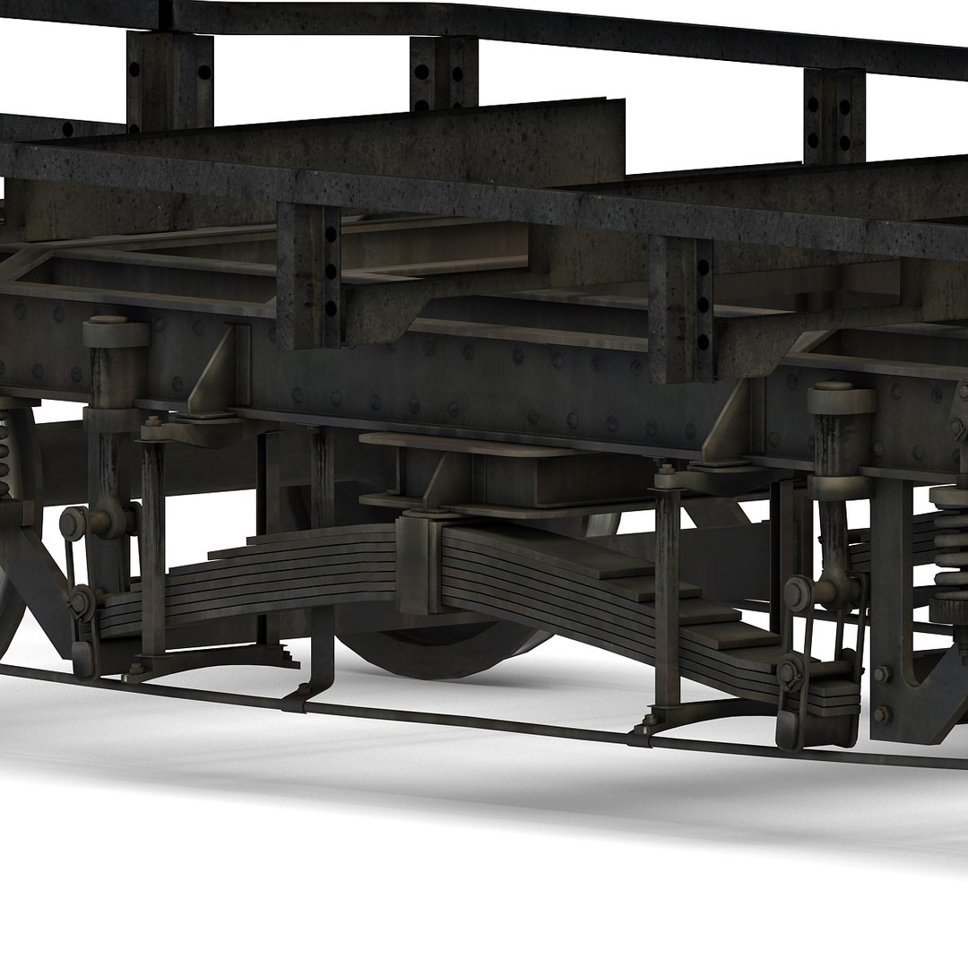 3dsmax Train Chassis
