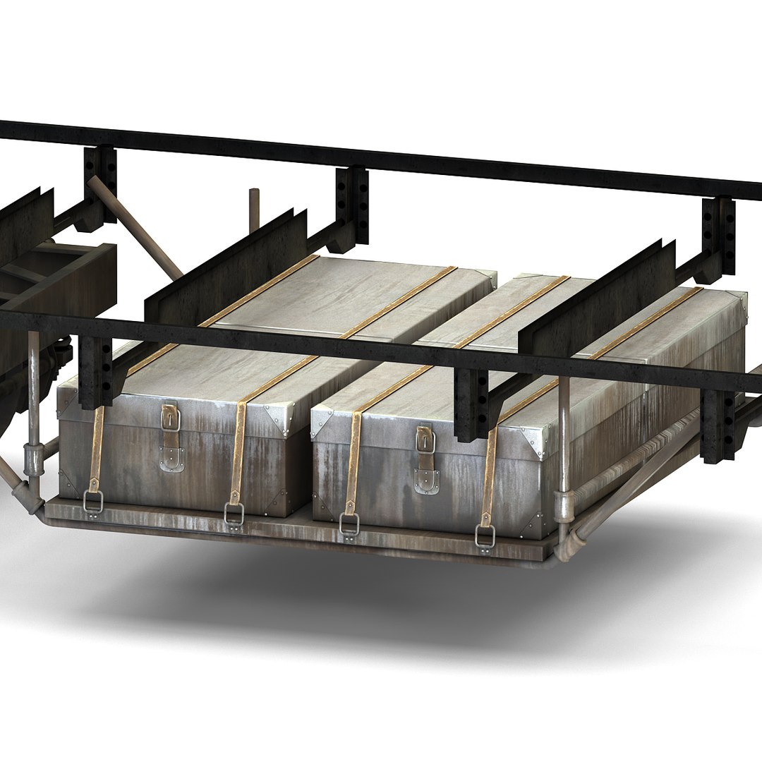 3dsmax Train Chassis