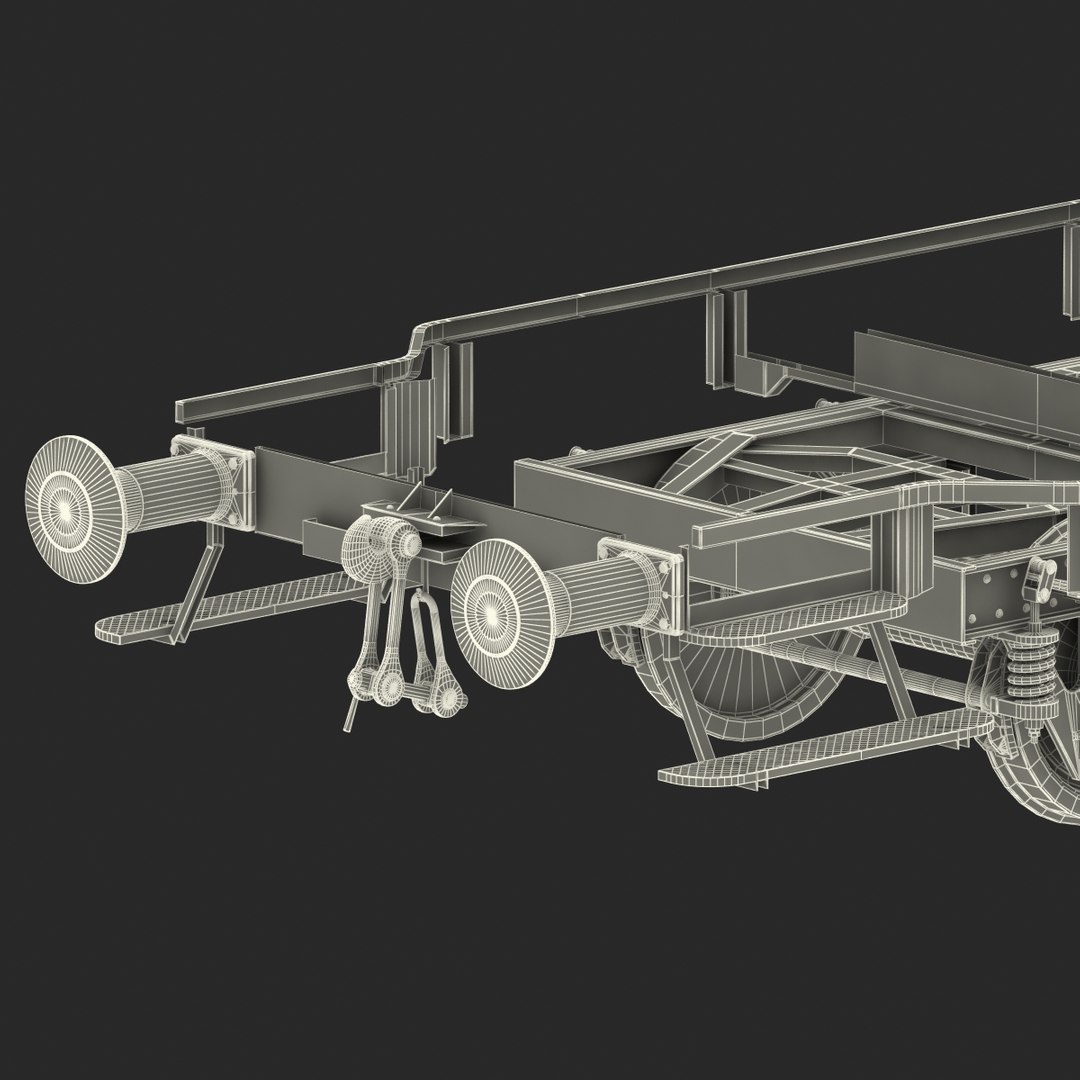 3dsmax Train Chassis