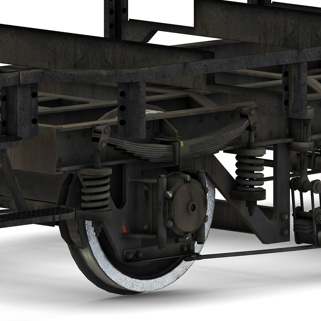 3dsmax Train Chassis