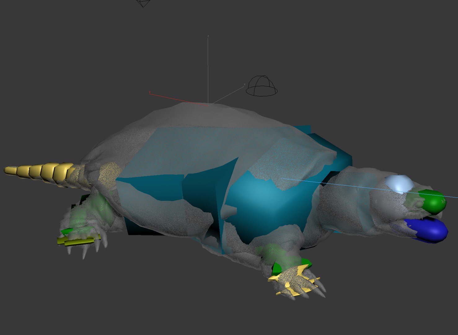 Snapping Turtle 3D Model - TurboSquid 1685650