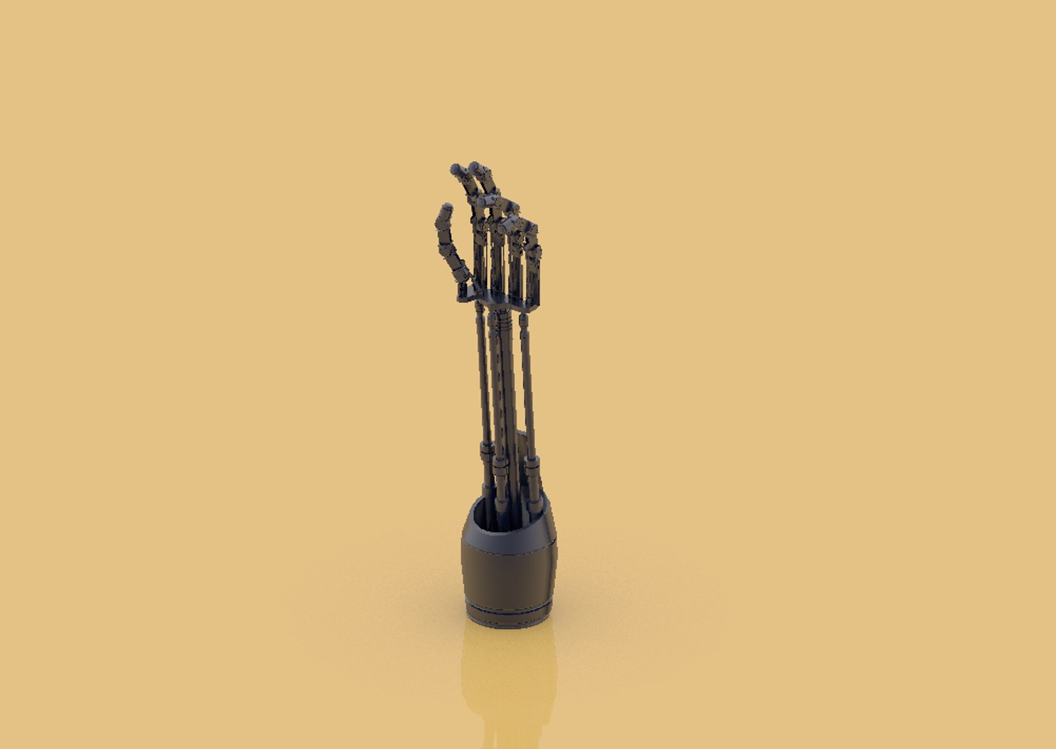 3d Terminator Hand Model