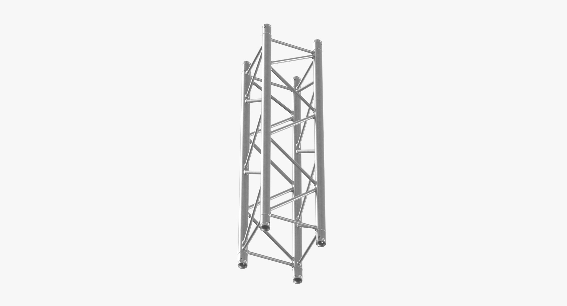 Stage Trusses Column 01 3D Model - TurboSquid 1220902