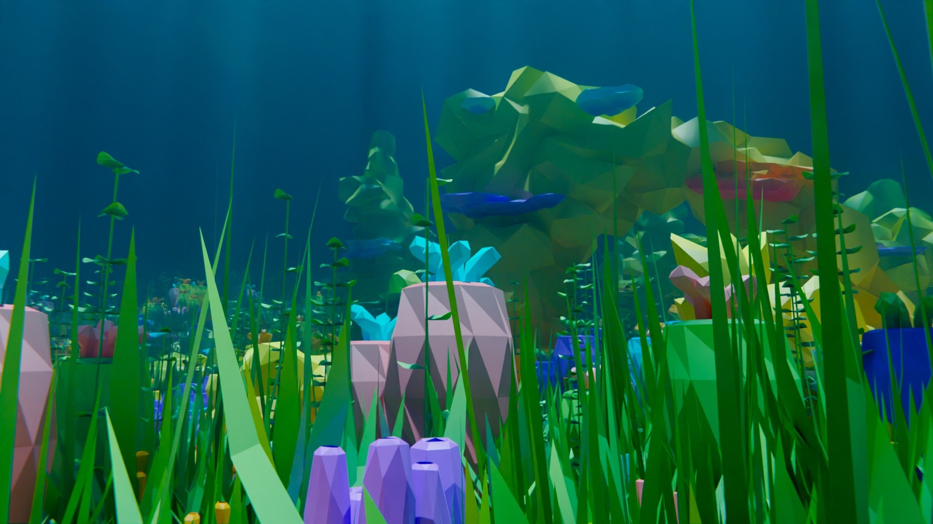 3D Stylized Environment Underwater World - TurboSquid 2305501