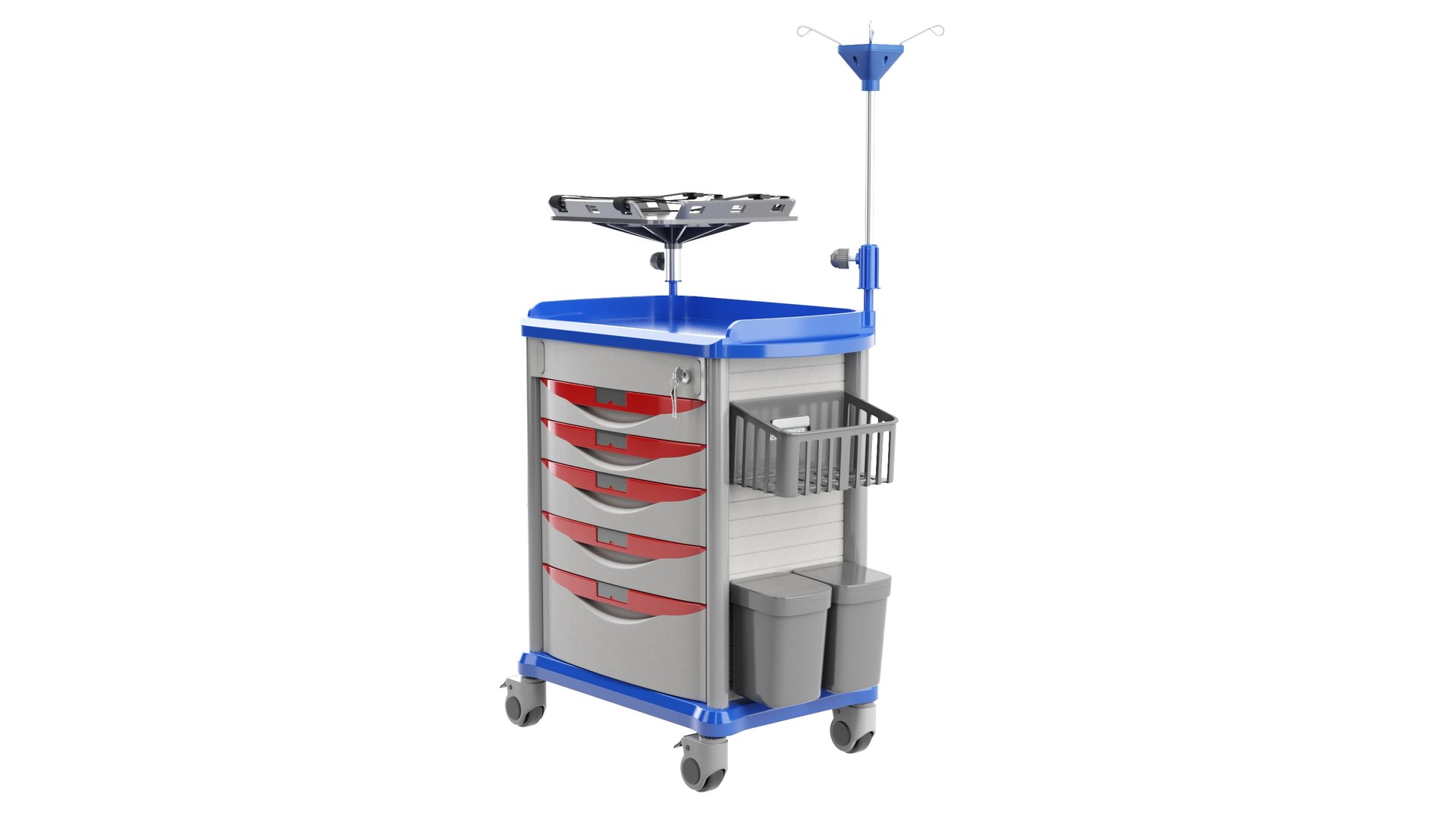 Crash Cart 3D Model - TurboSquid 2349559