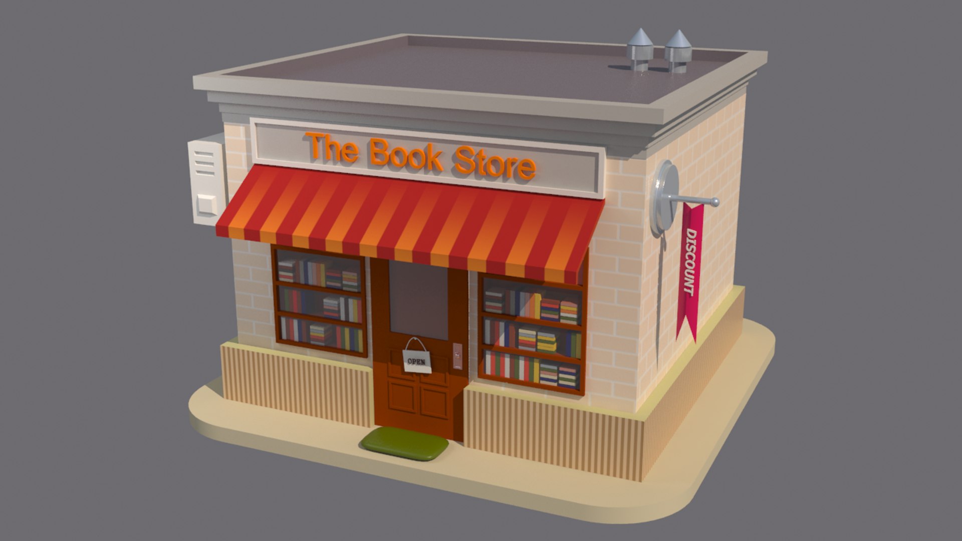 Store v18 3D model - TurboSquid 1244579