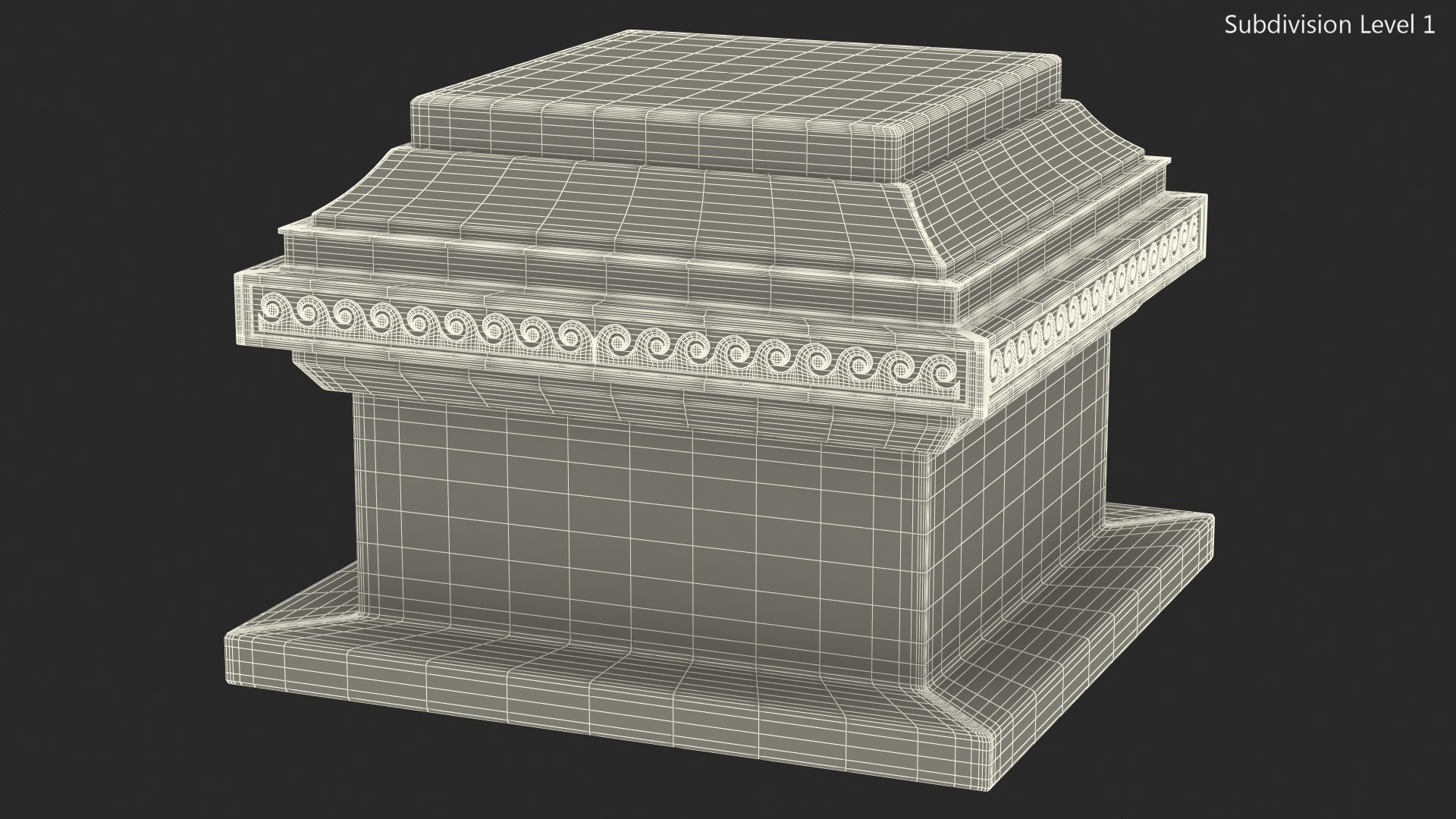 3D Antique Stone Pedestal For 3D Print Model - TurboSquid 2270579