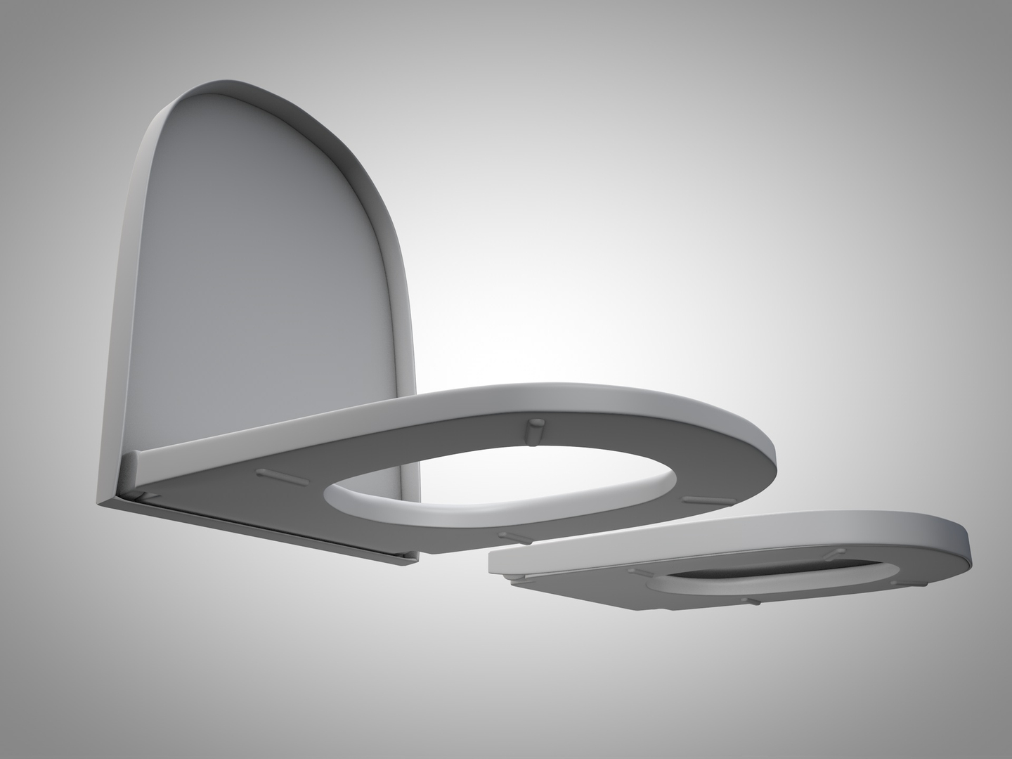 3d model toilet seat