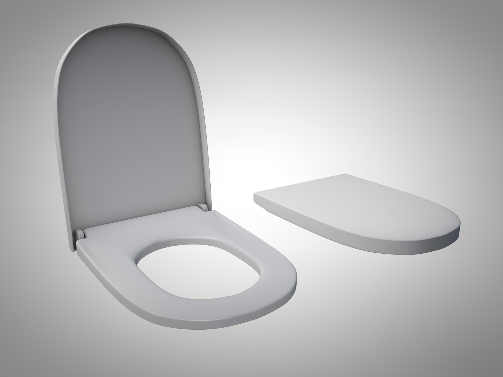 3d model toilet seat