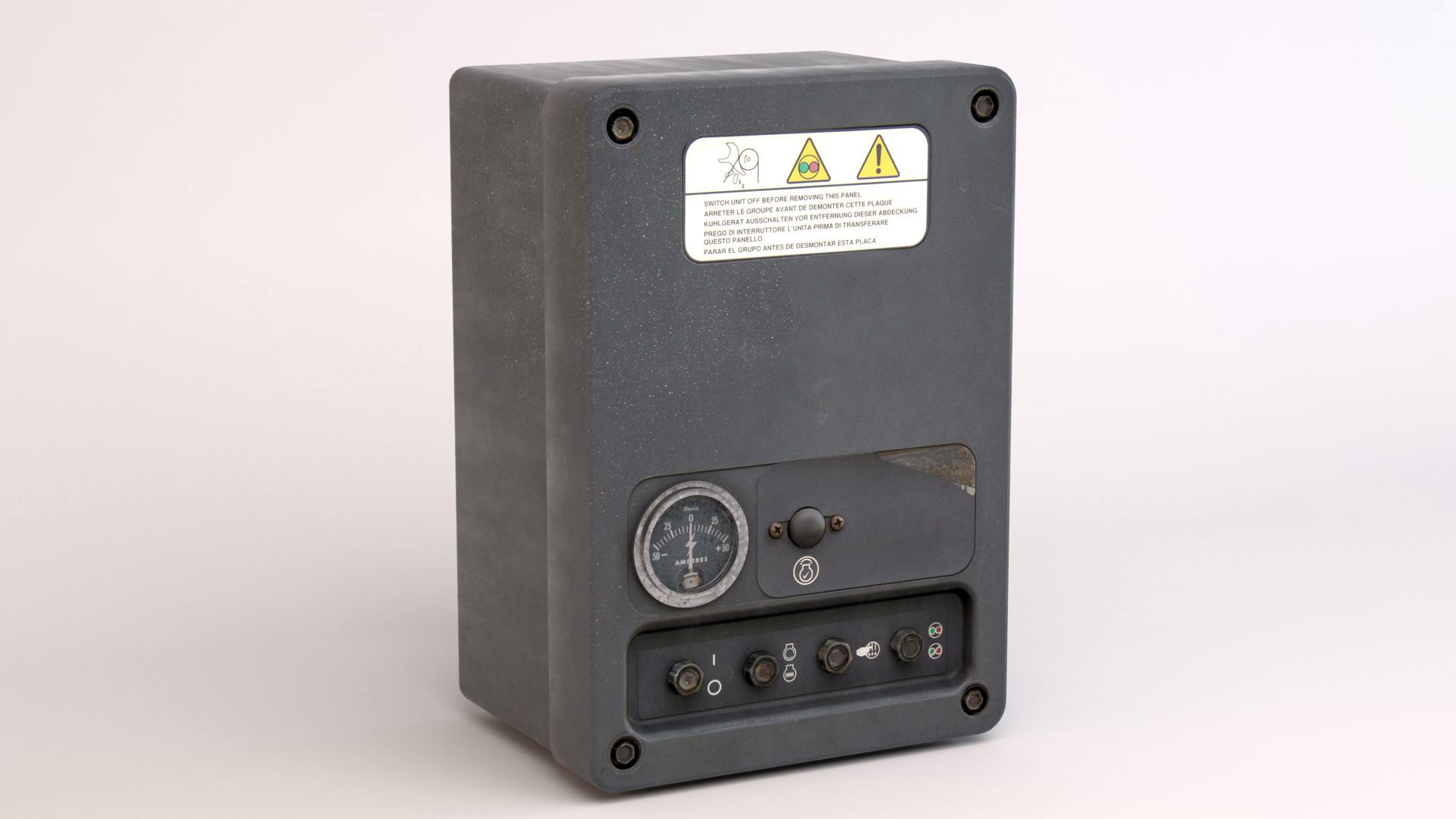 3d Model Mechanical Box